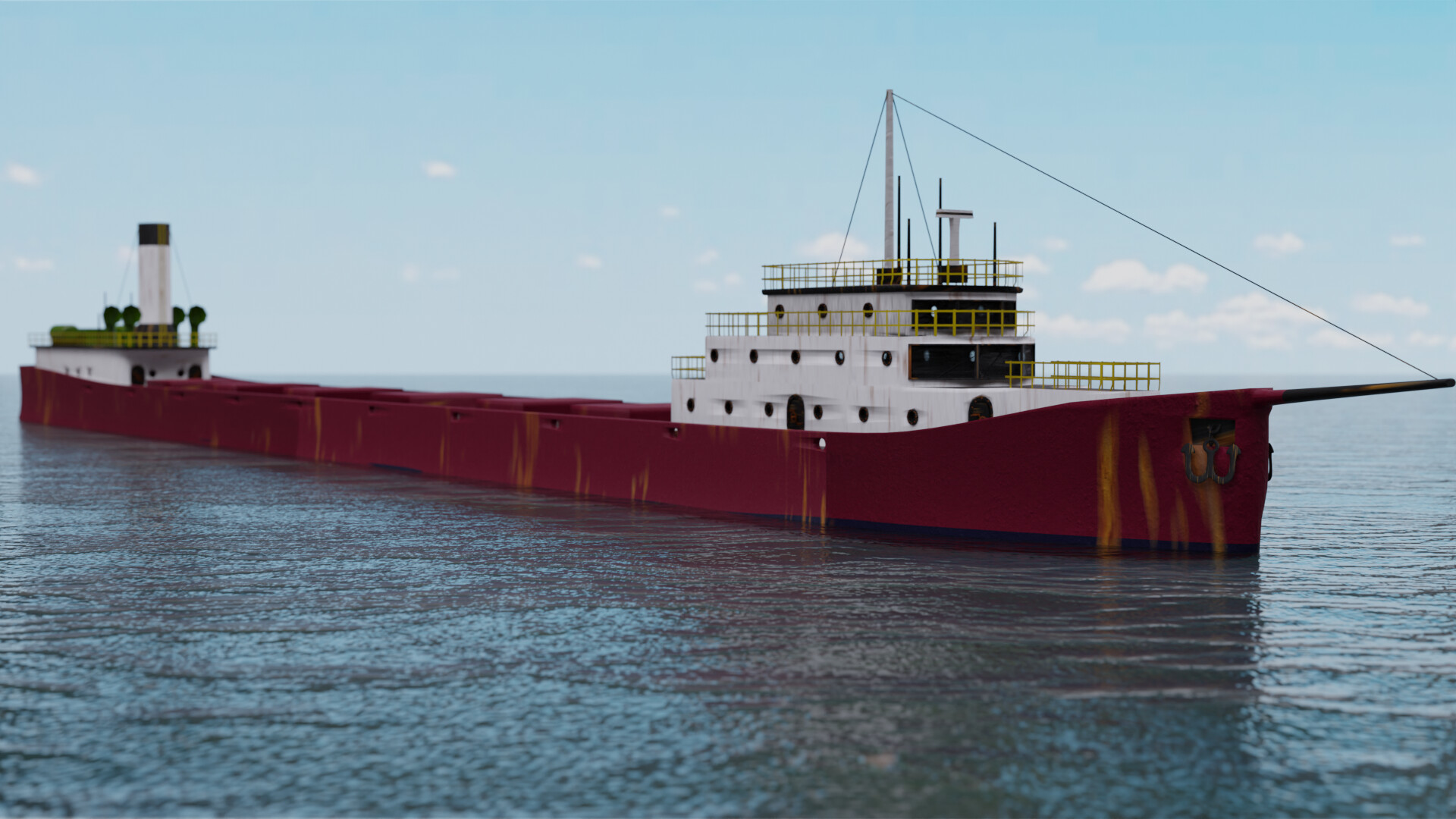 ArtStation - Cargo Ship