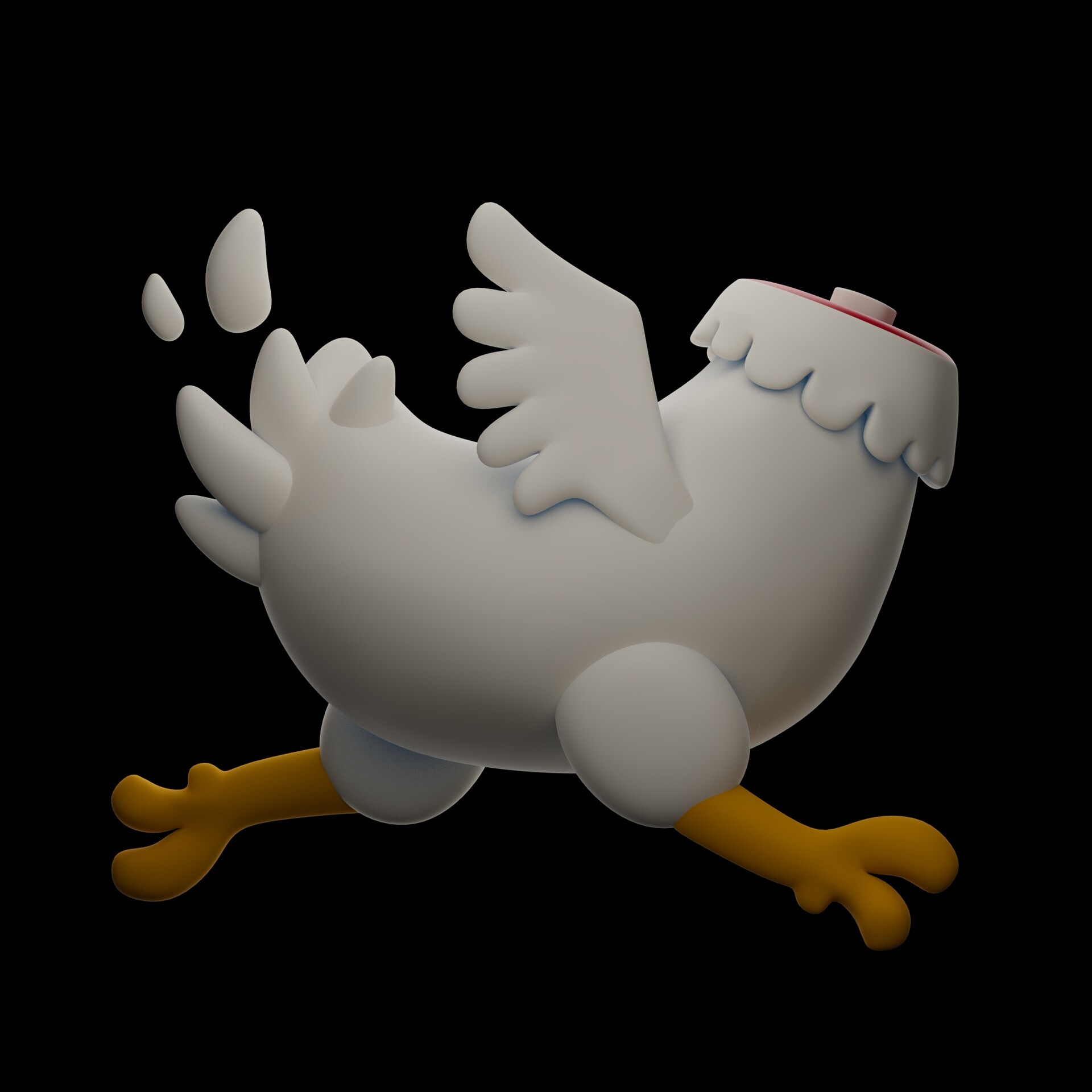 ArtStation - Headless Chicken Mascot