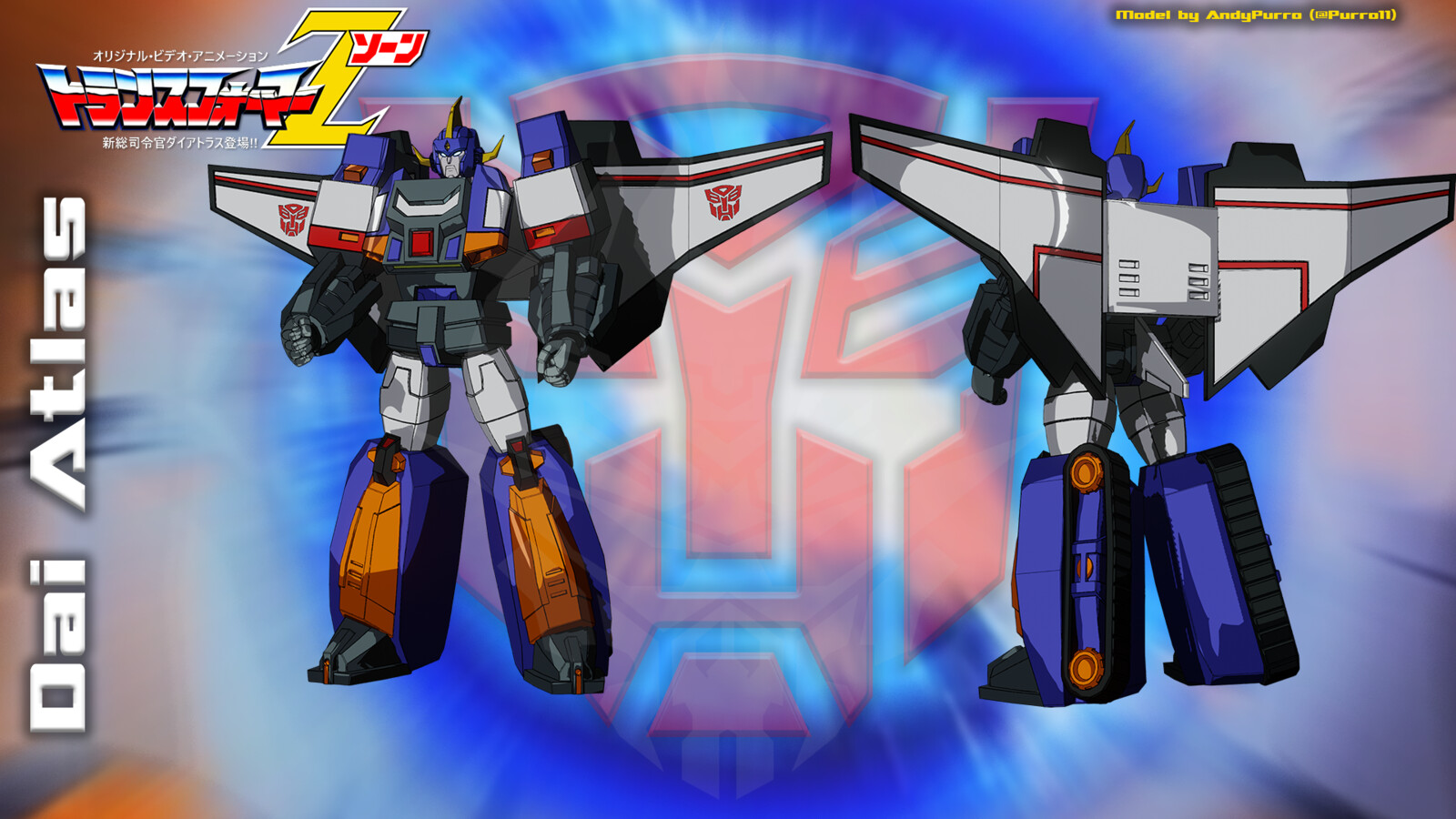 Andrew Au - Transformers Zone: Dai Atlas Model (WIP)