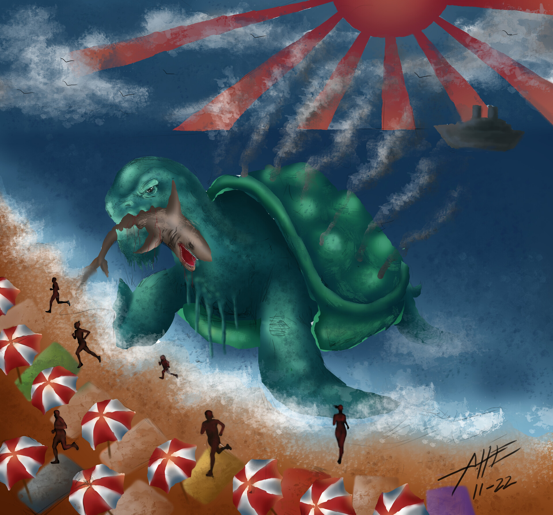 ArtStation - Radioactive Sea King