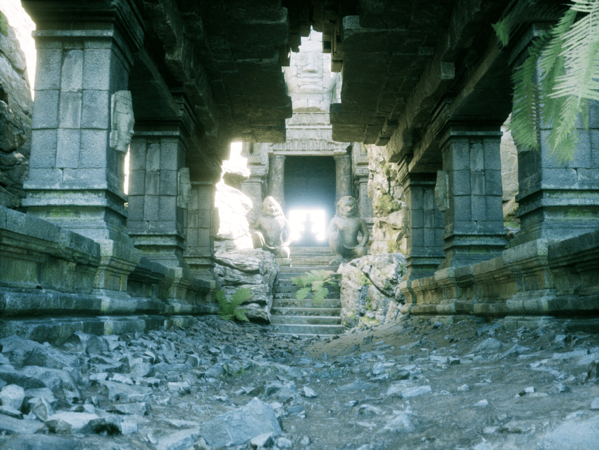 ArtStation - Mountain Temple