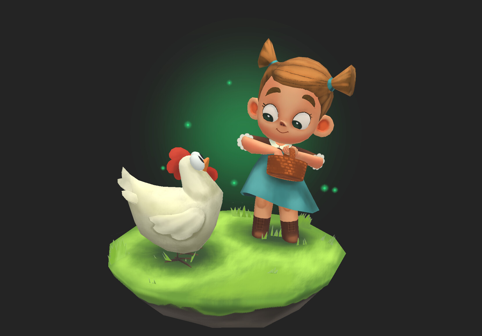 ArtStation - Chicken with kid