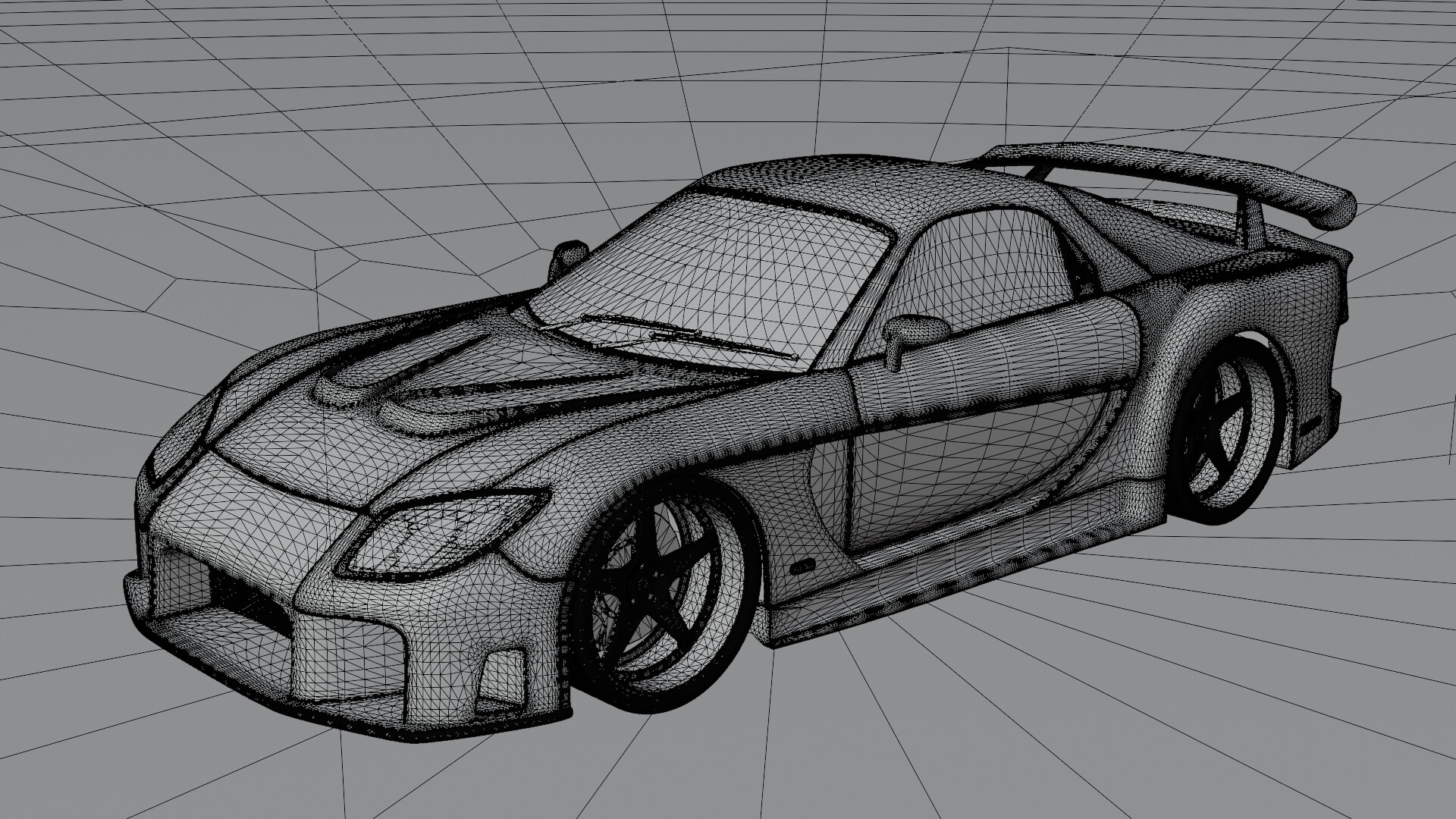 Mazda Rx7 Veilside Black