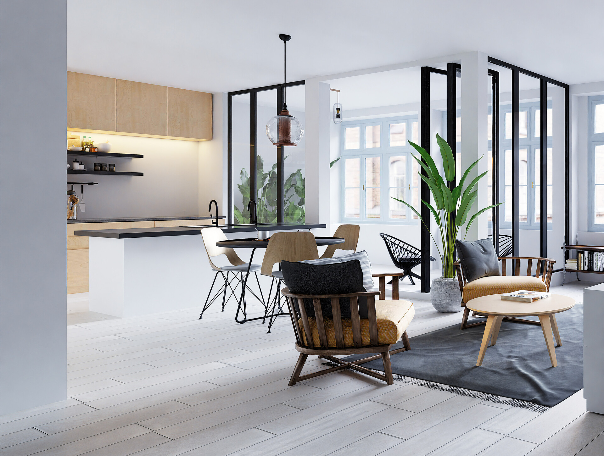 AO3D - Archviz interior - Cozy modern