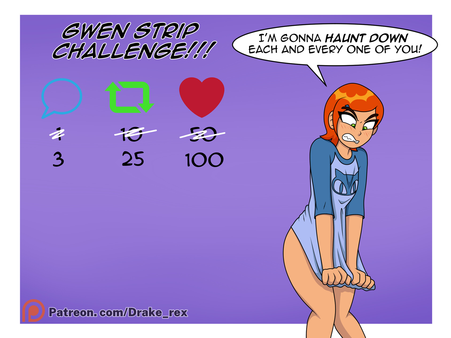 ArtStation - Gwen strip challenge 2