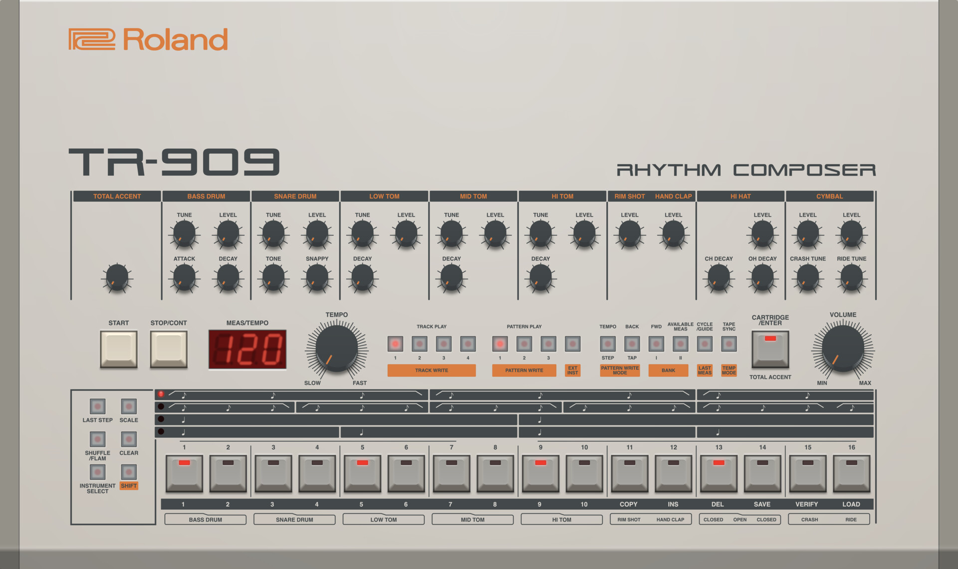 ArtStation - Roland TR-909 Vector