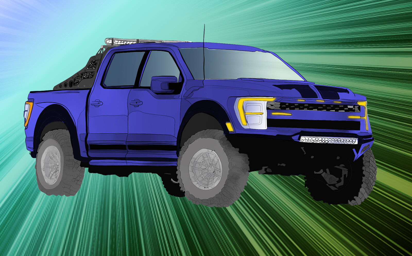 ArtStation - truck commission