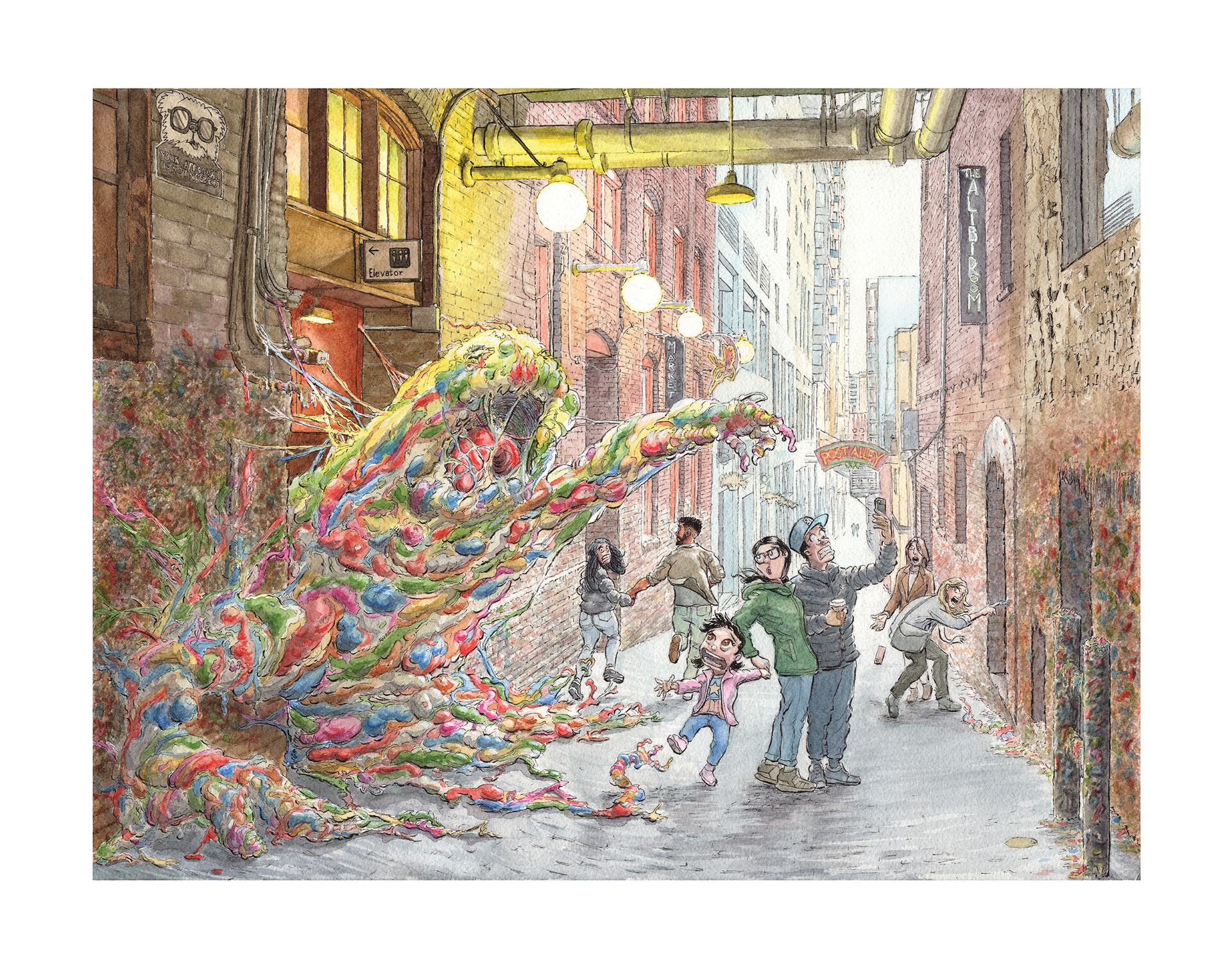 ArtStation - Seattle Gum Monster