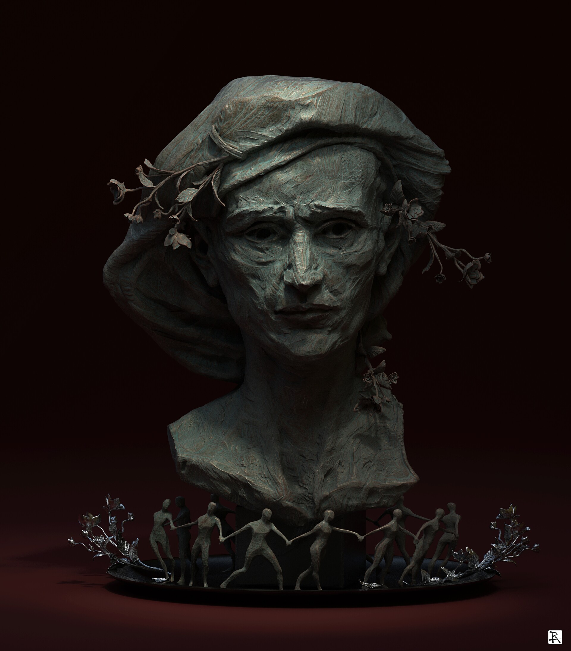 Béres Rudolf Artist - Circling in a dream 222