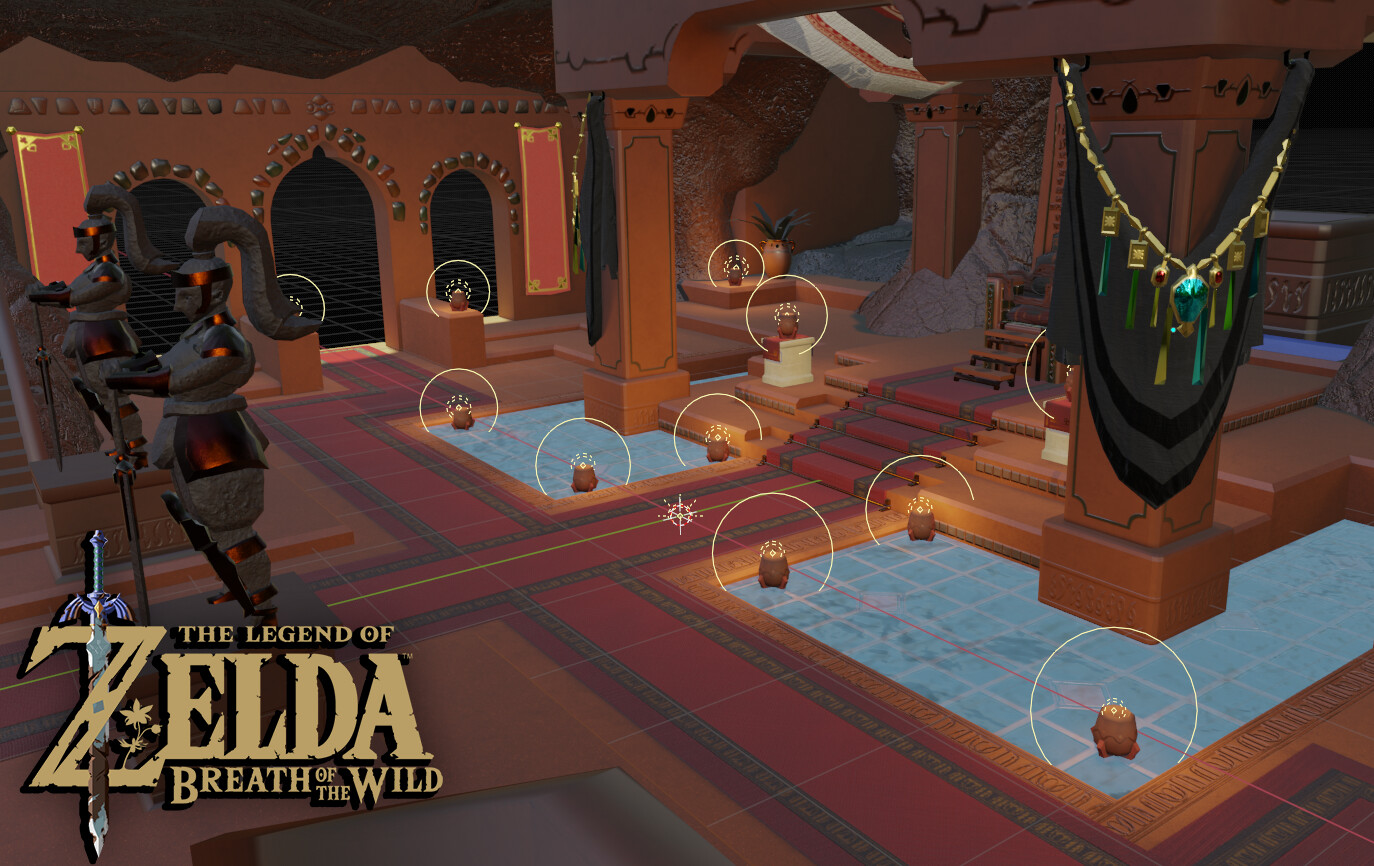 ArtStation - Legend of Zelda Breath of the Wild VR gerudo town ...