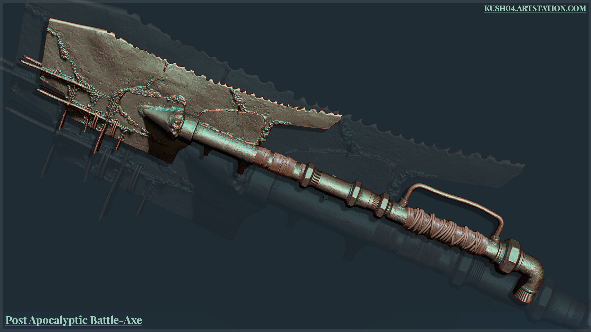 Kushagra Sanadhya - Post-Apocalyptic Battle Axe
