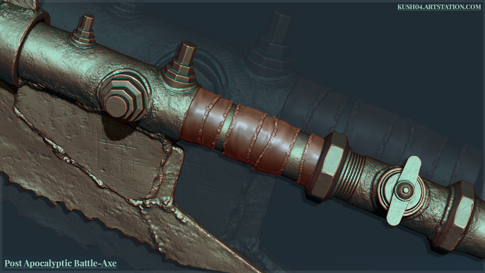 Kushagra Sanadhya - Post-Apocalyptic Battle Axe