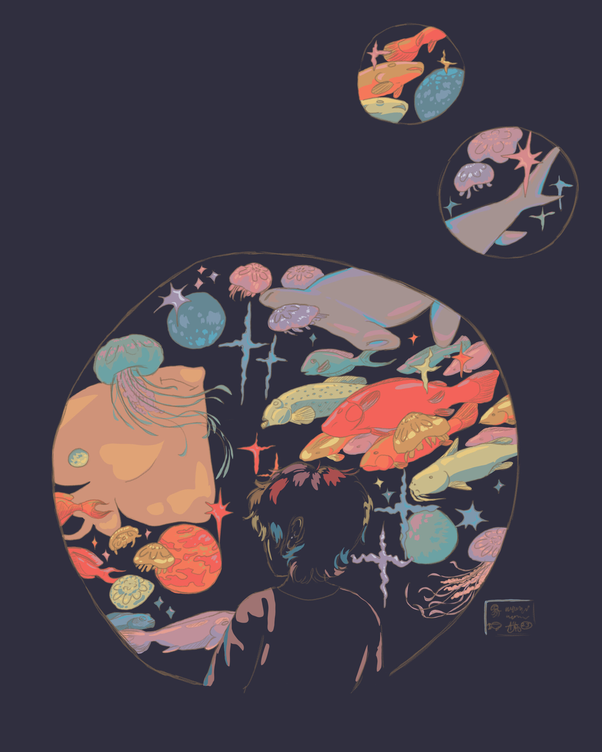 ArtStation - aquarium poster