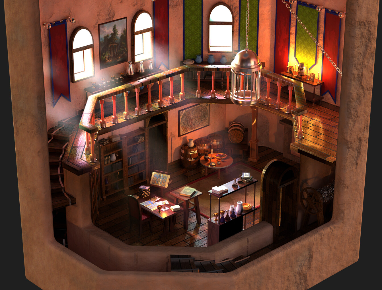 ArtStation - Kings library