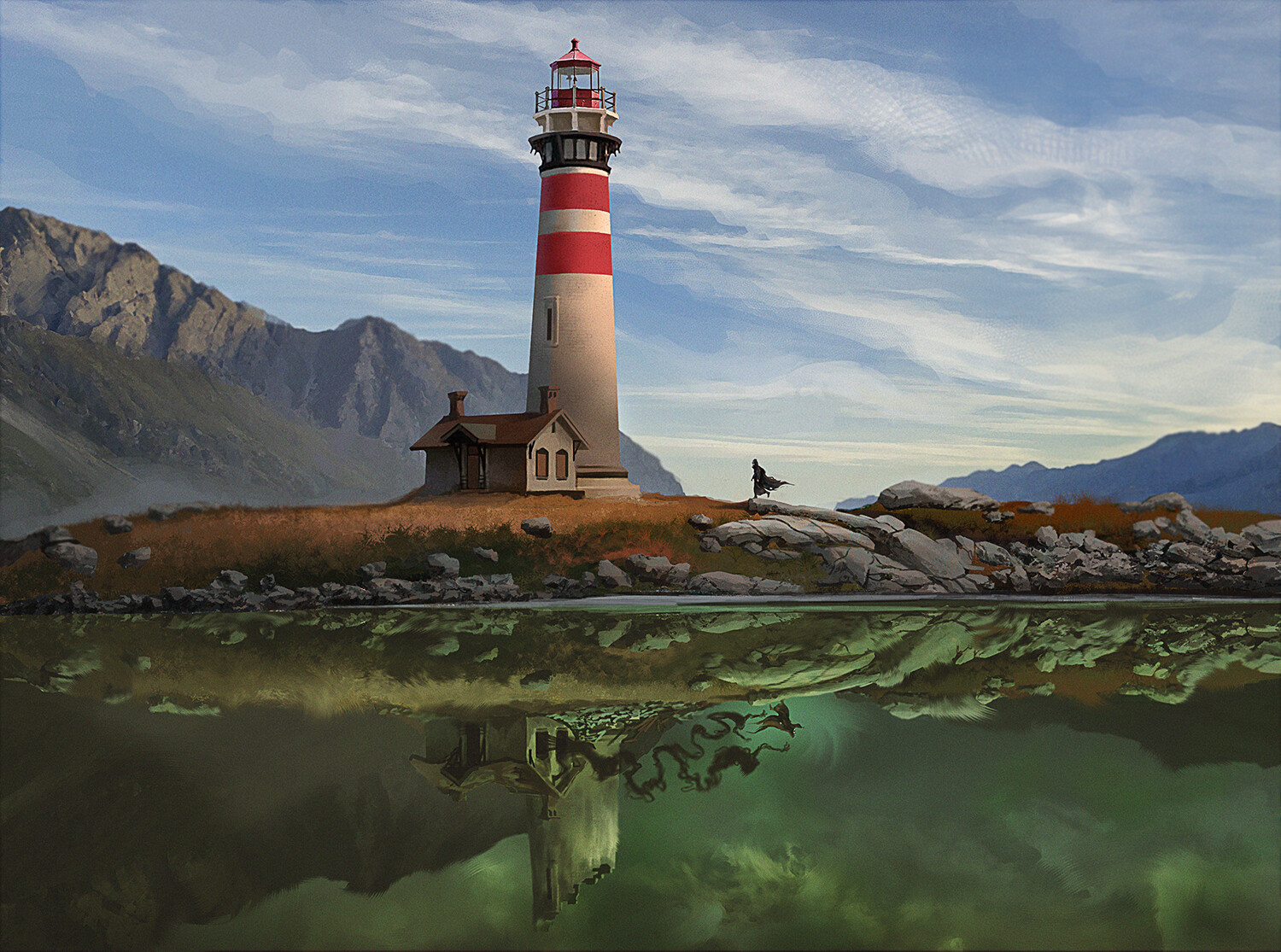 Lighthouse Horror by Márton Gyula Kiss : r/ImaginaryArchitecture