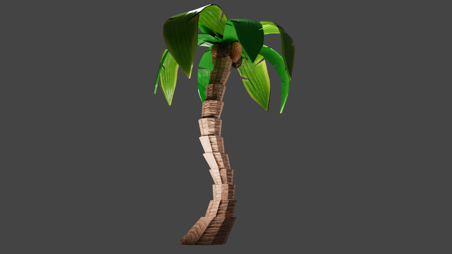 ArtStation - Palm Tree