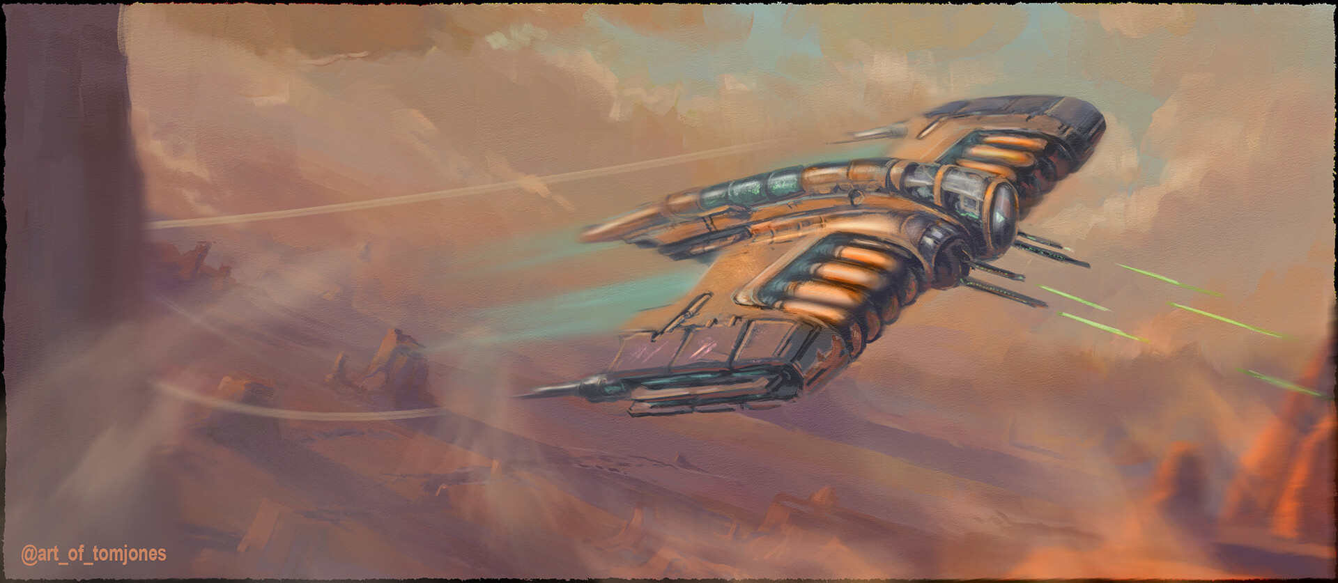 ArtStation - Phoenix Galaxy Hopper - Concept 01