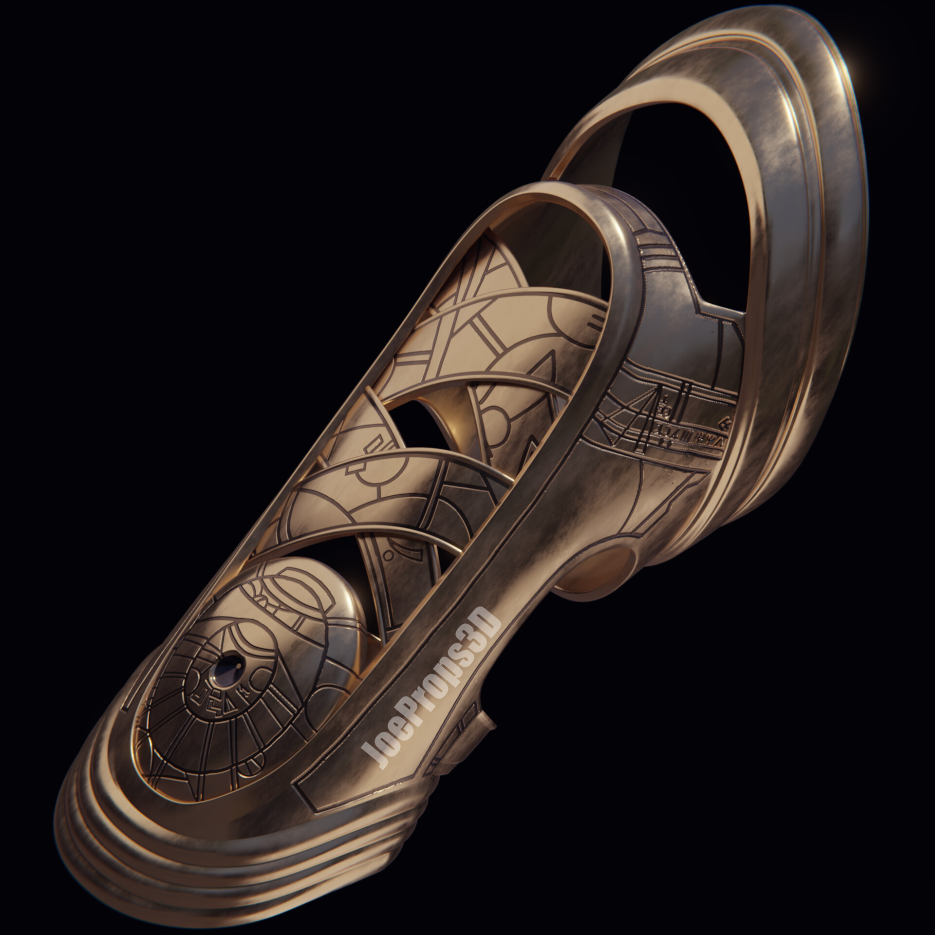 ArtStation - 3D Printable NWH Spider-Man Black and Gold Gauntlet Model
