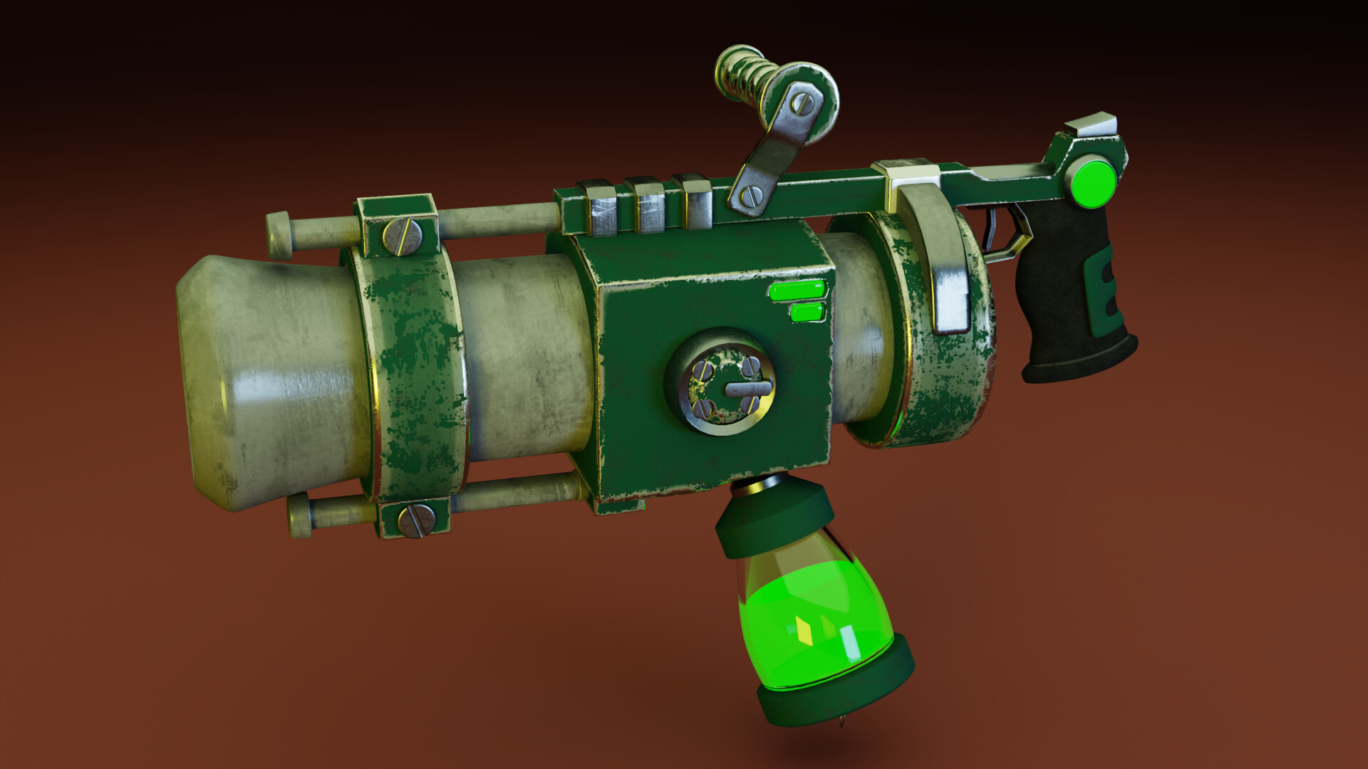 ArtStation - The Slur (Game Asset; Type: Weapon)