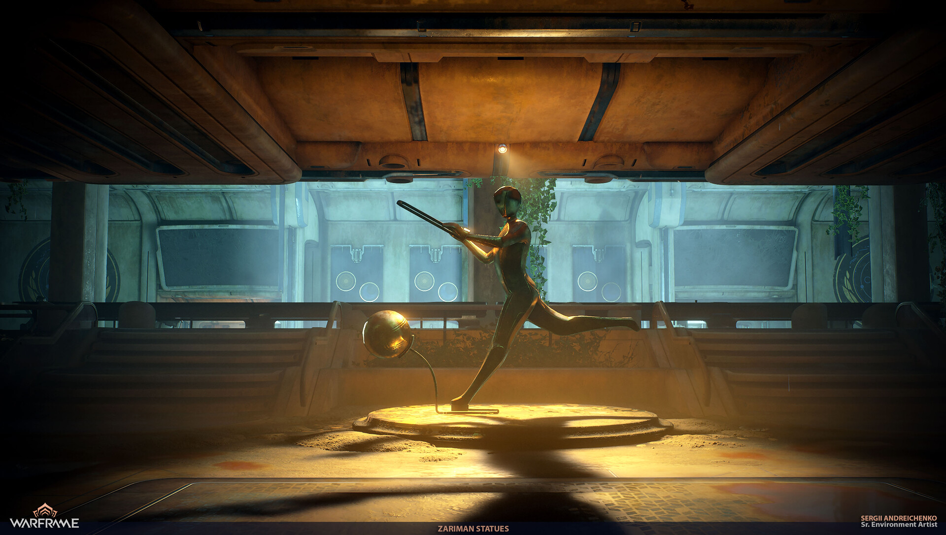 Sergey Andreychenko - Warframe - Zariman Statues