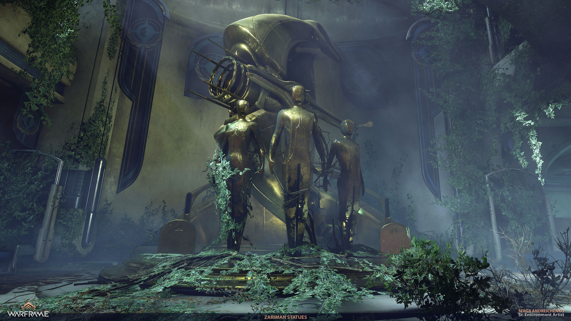 Sergey Andreychenko - Warframe - Zariman Statues