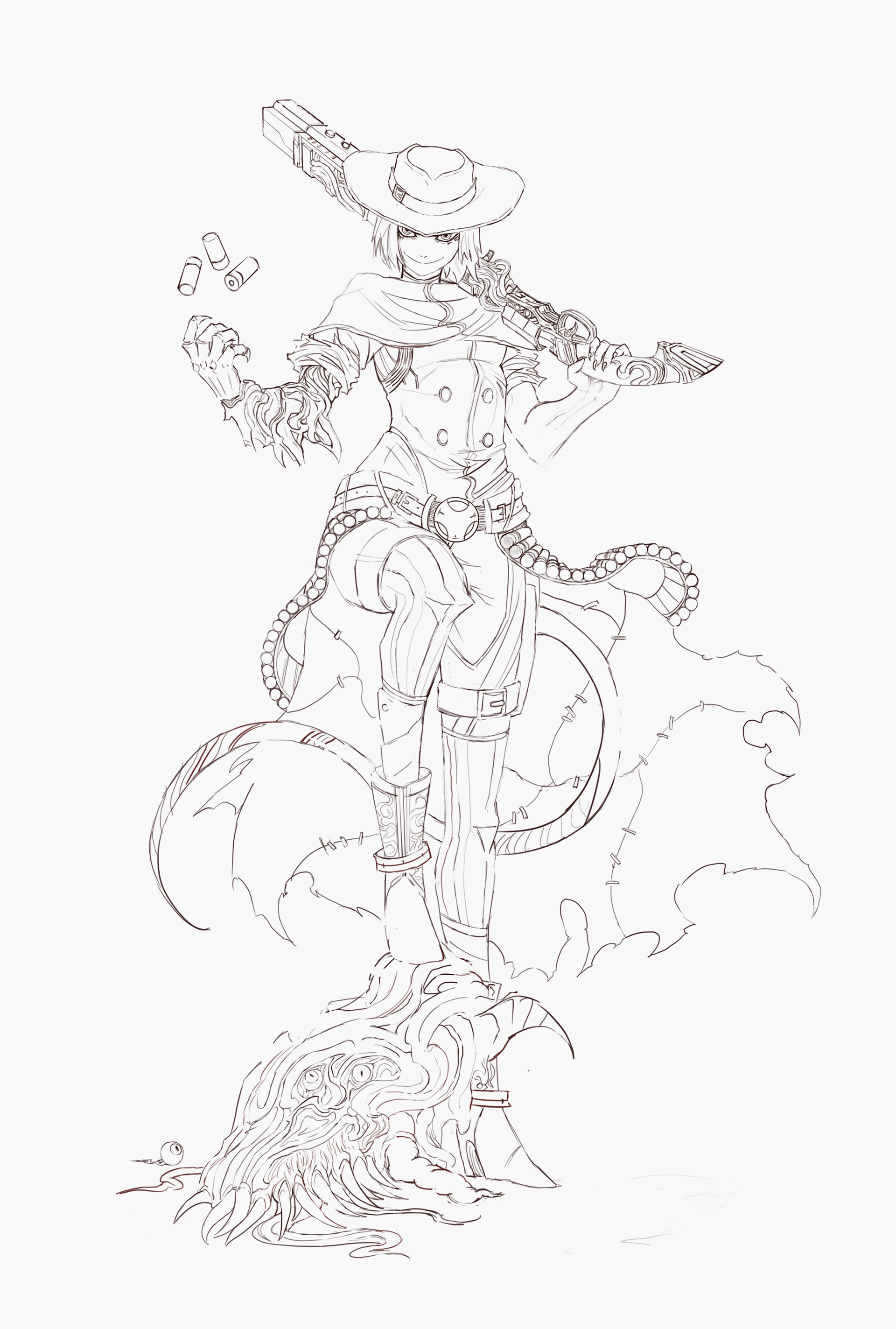 Jonathan Chipaila - Wild West Biopunk Character