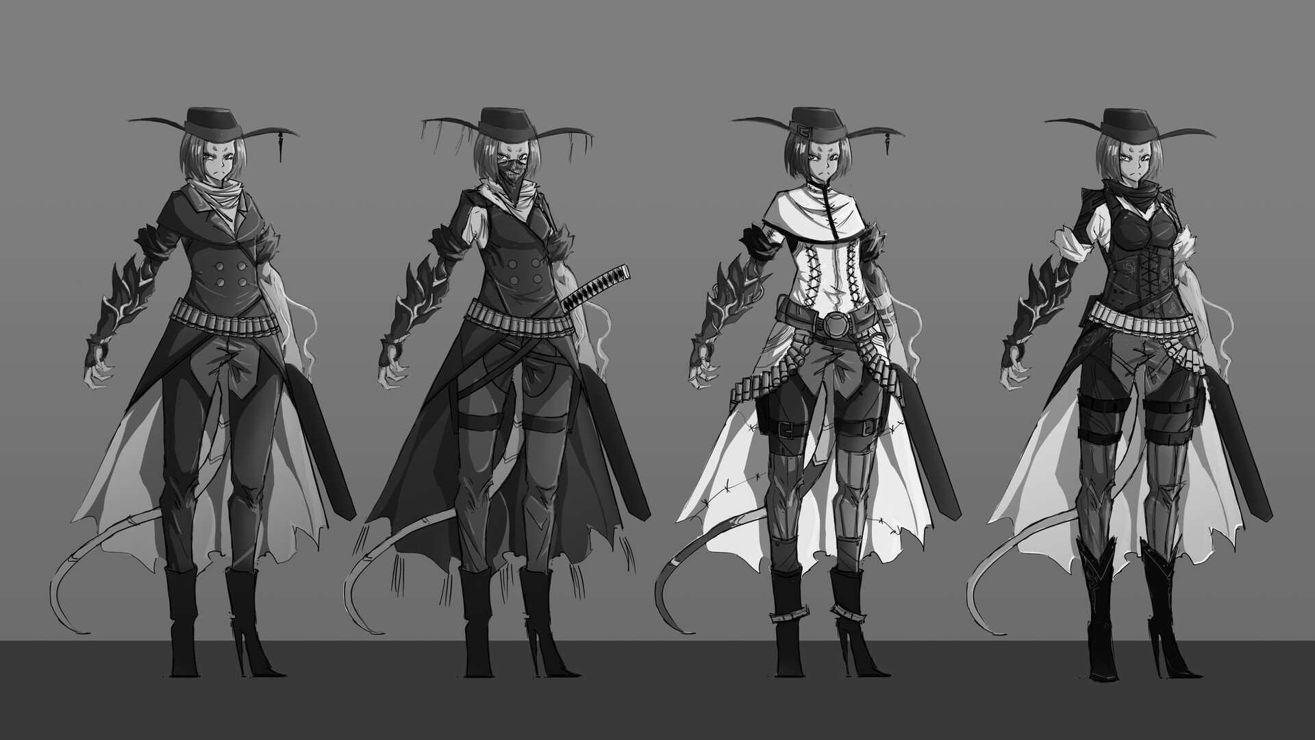 Jonathan Chipaila - Wild West Biopunk Character