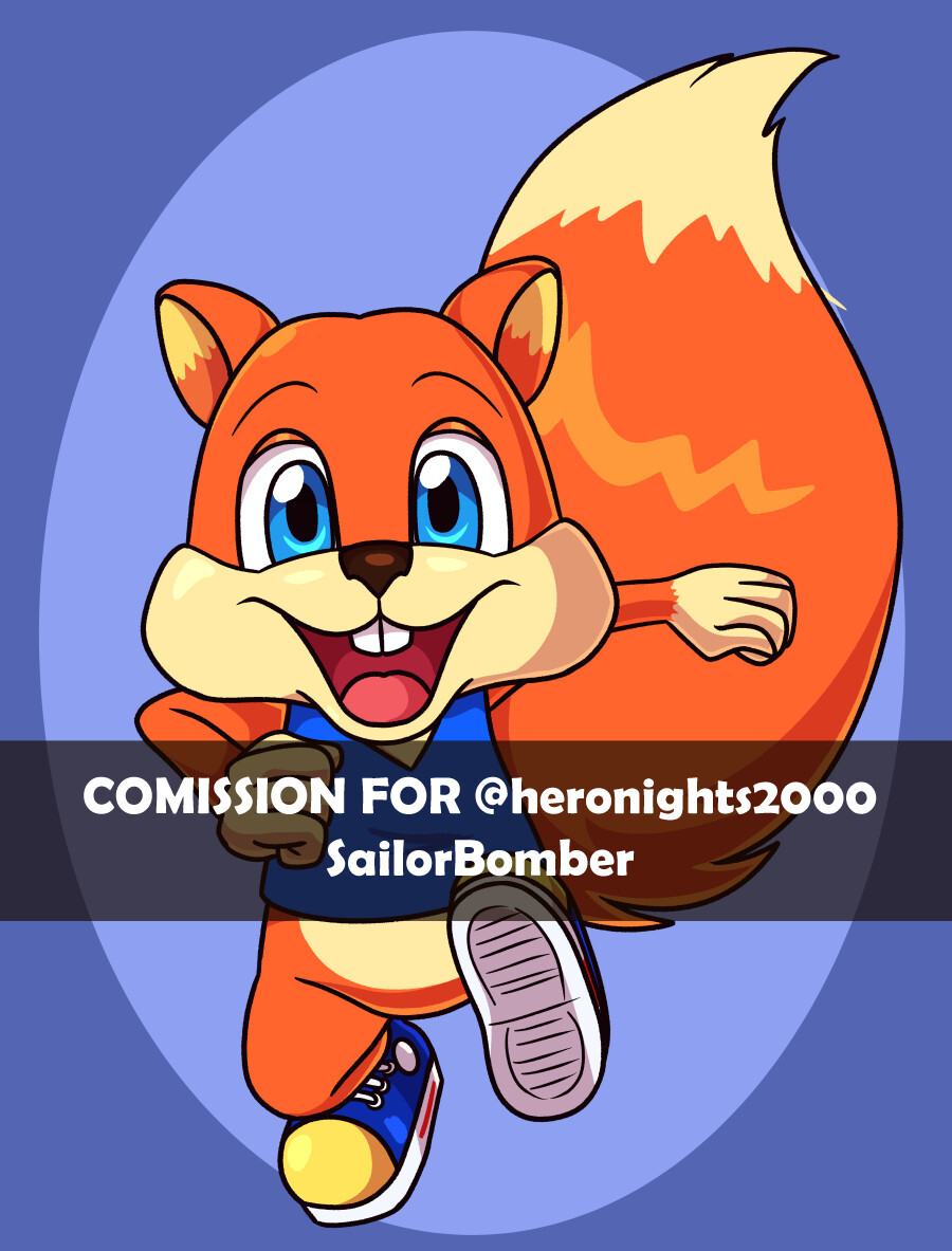 ArtStation - COMISSION - Conker (pocket tales)