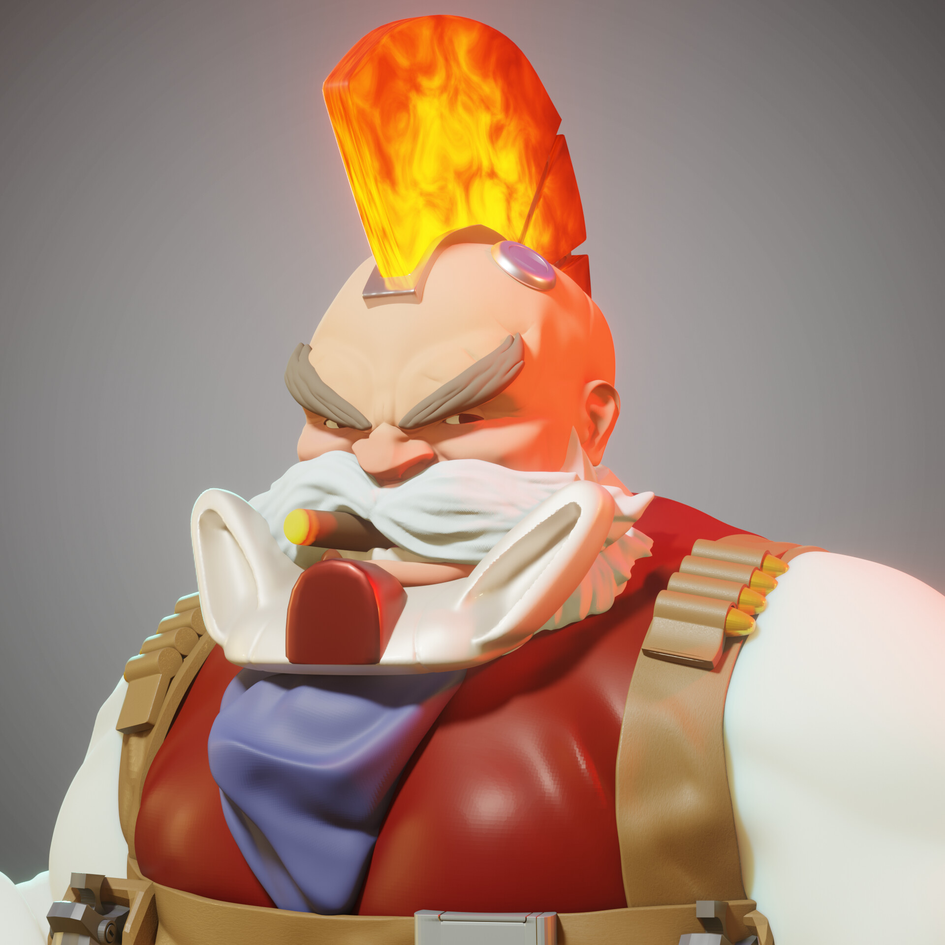 ArtStation - Cyberpunk Dwarf