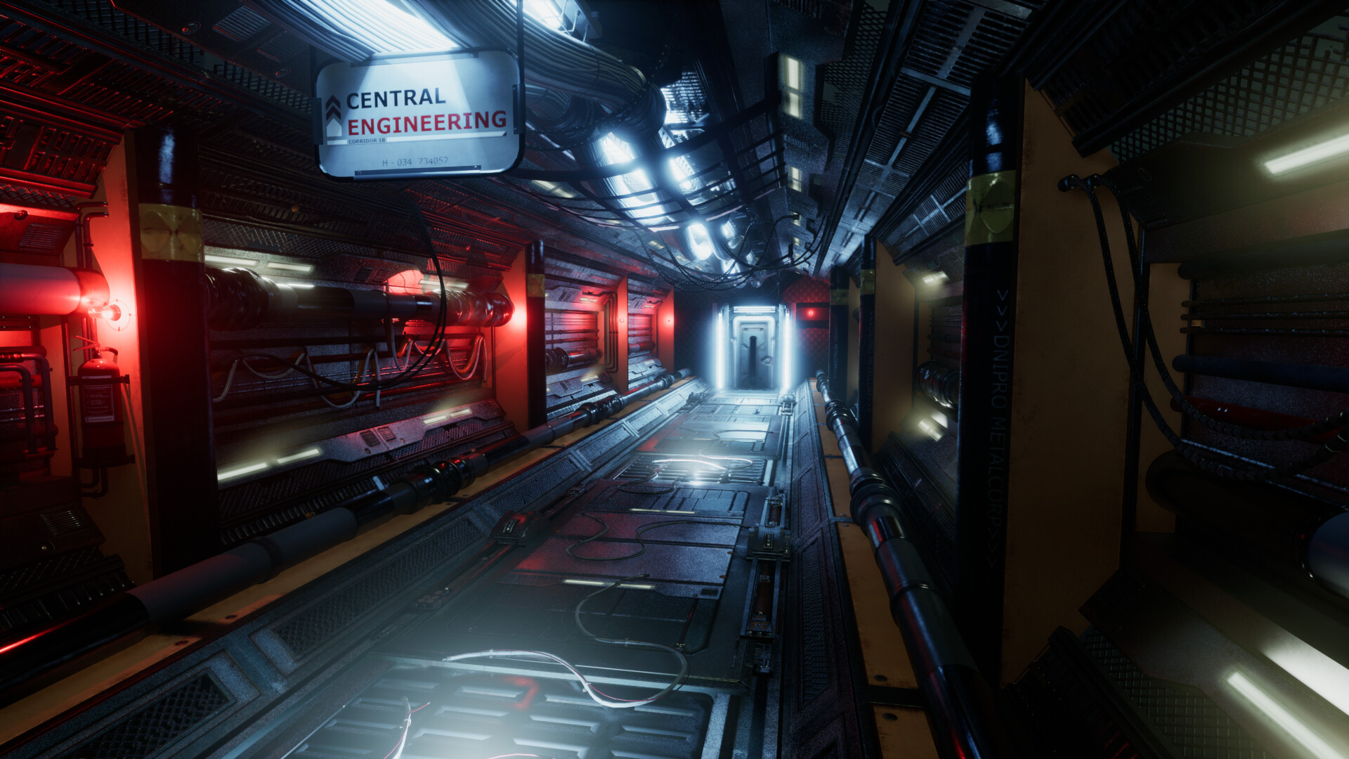 ArtStation - Sci Fi Hallway