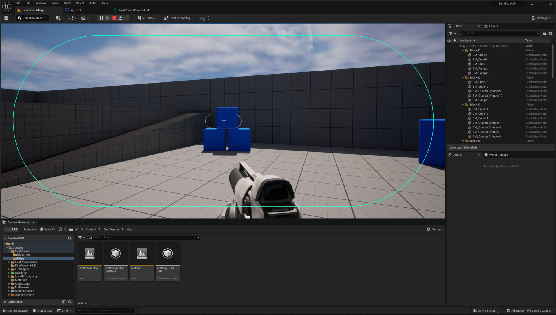 Cassia Design - Unreal Engine - Parallax HUD