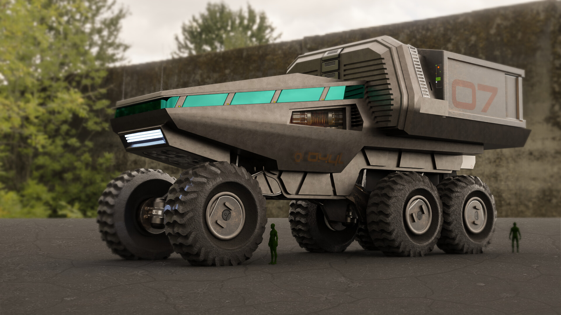 ArtStation - Hard Surface Modeling: Sci Fi Vehicle tutorial