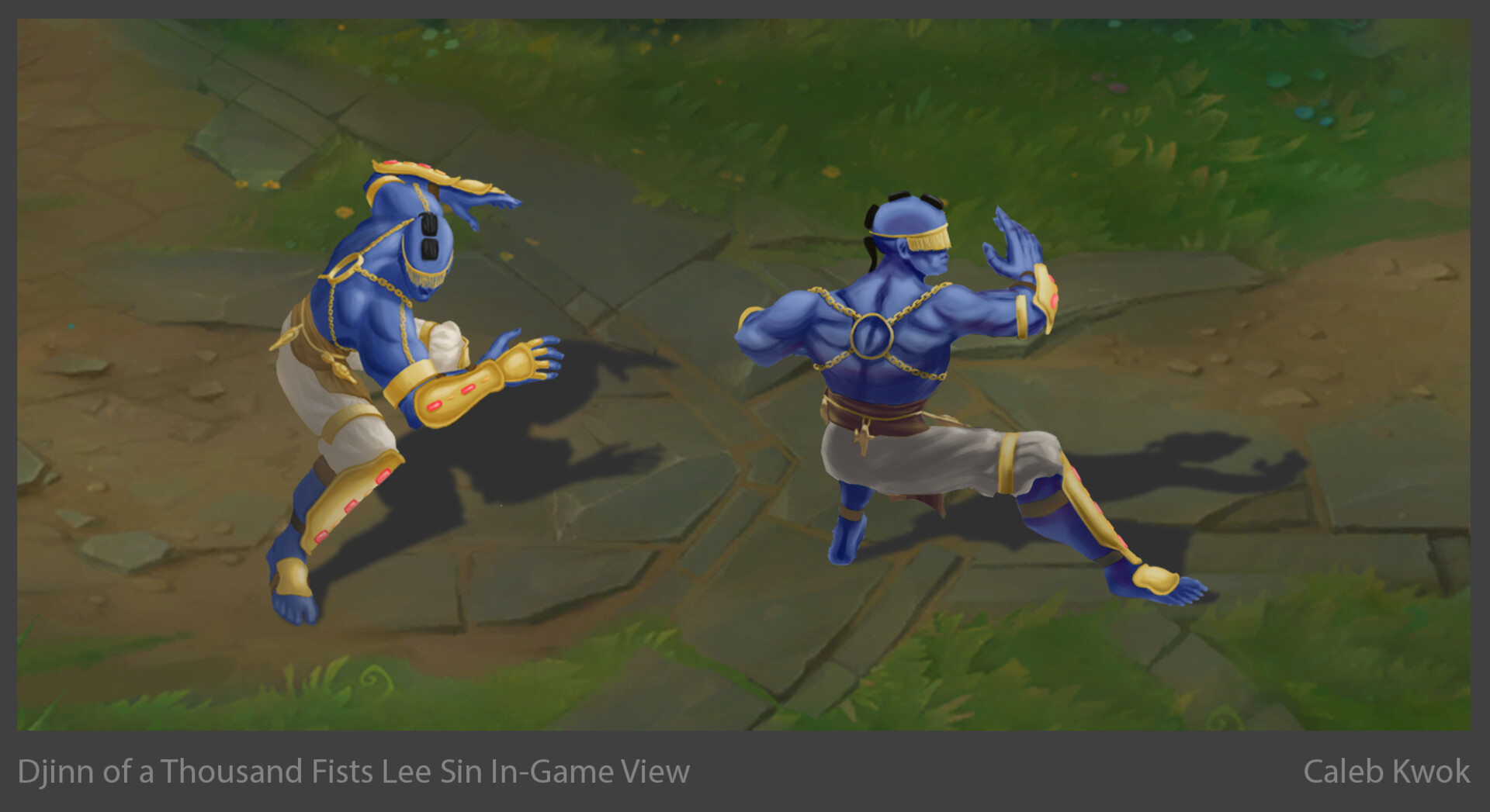 ArtStation - Djinn of A Thousand Fists Fan Skin Concept