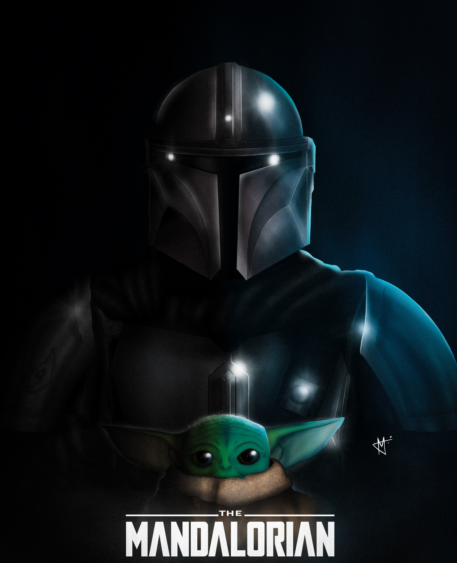 ArtStation - This is The Way - Mando and Grogu