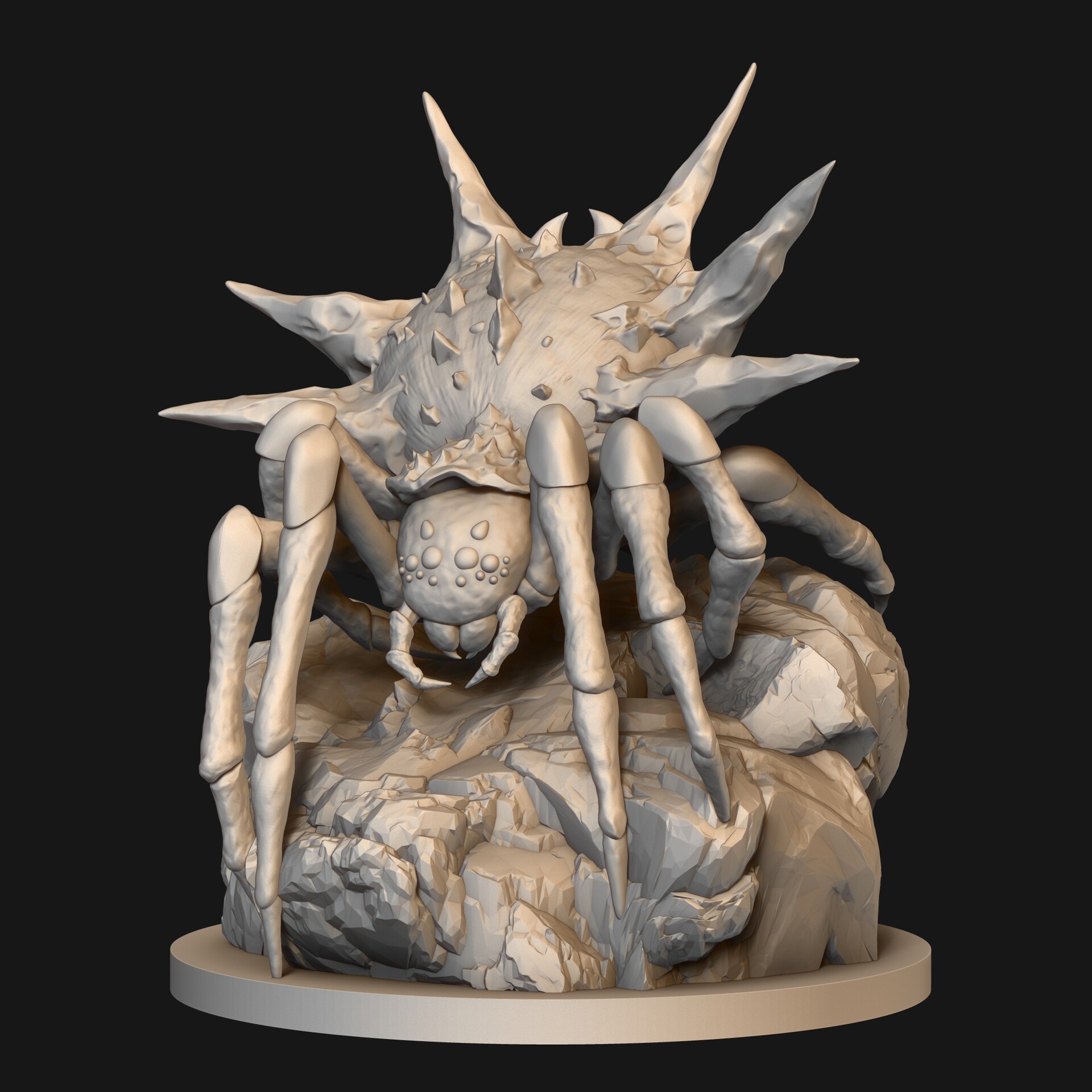 ArtStation - Stone-Spider Miniature