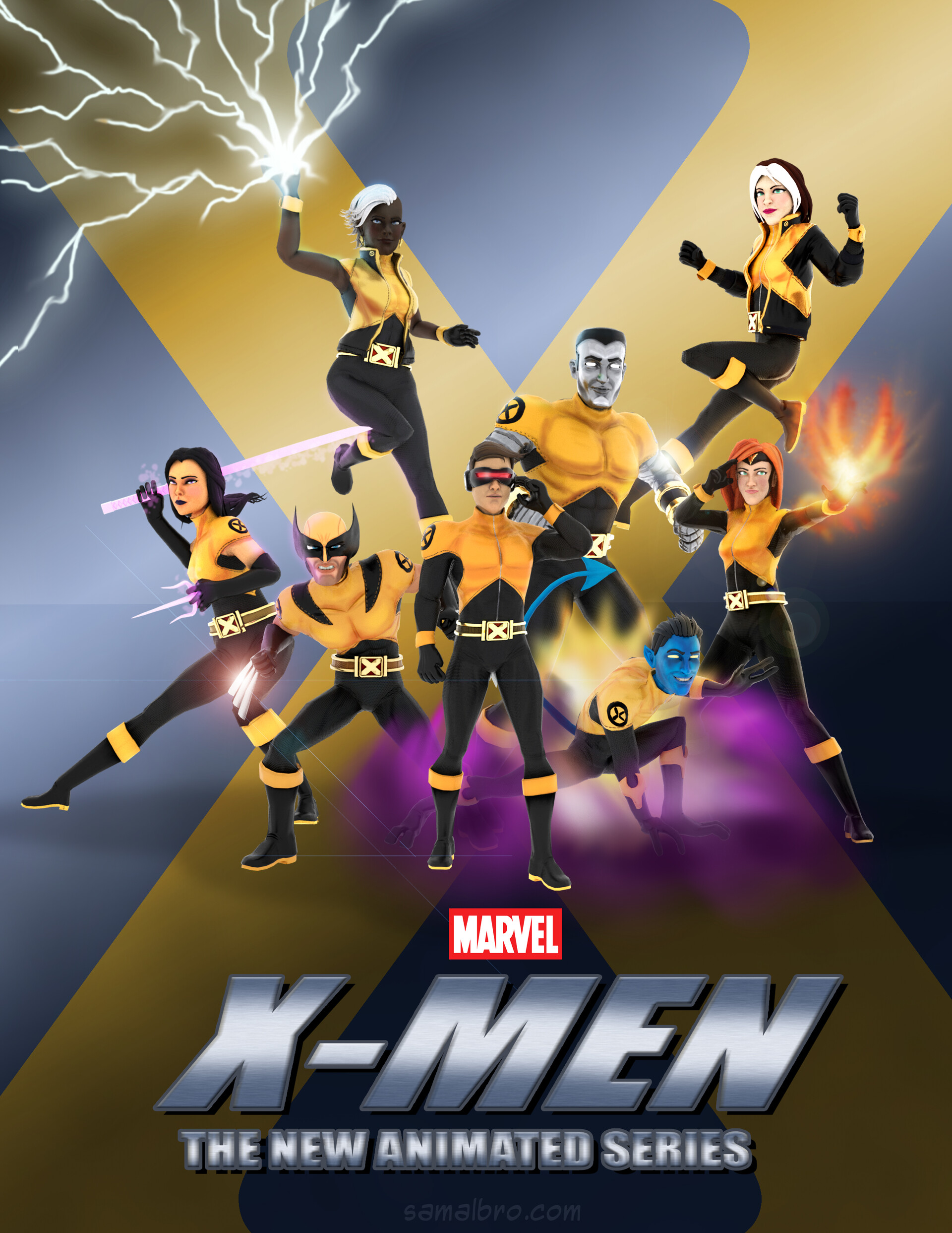 ArtStation - X-Men: The New Animated Series concept
