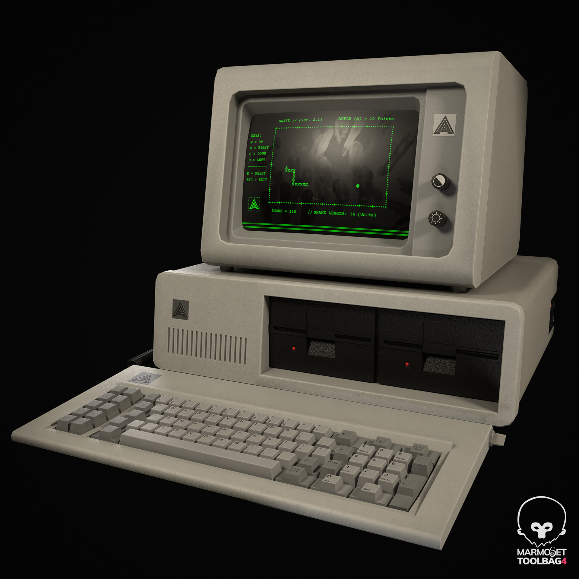 ArtStation - IBM Computer