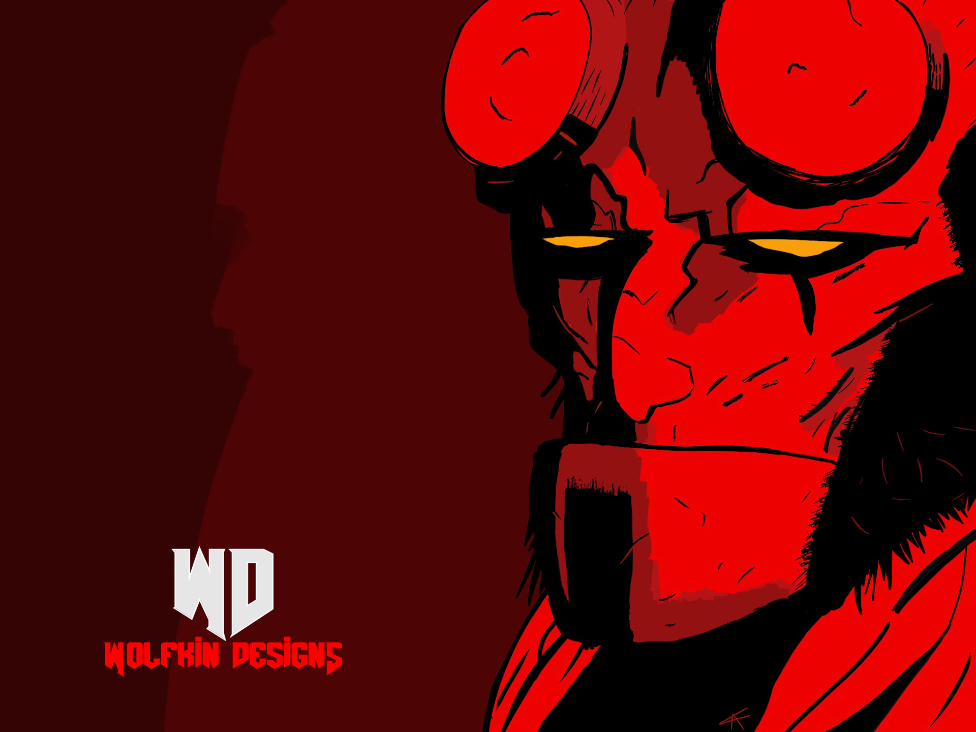 ArtStation - Hellboy study#2