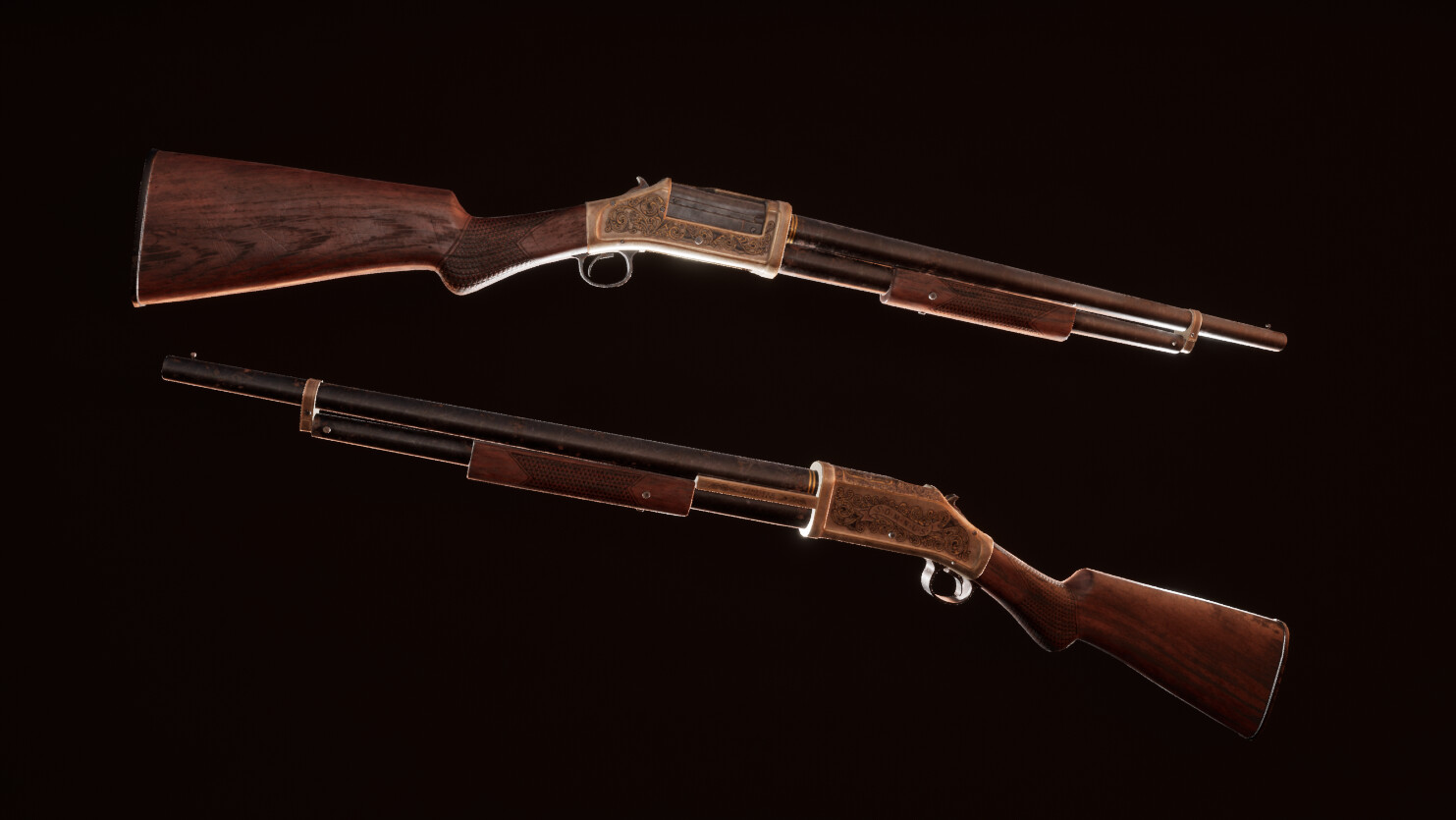 ArtStation - Winfield Slate Shotgun