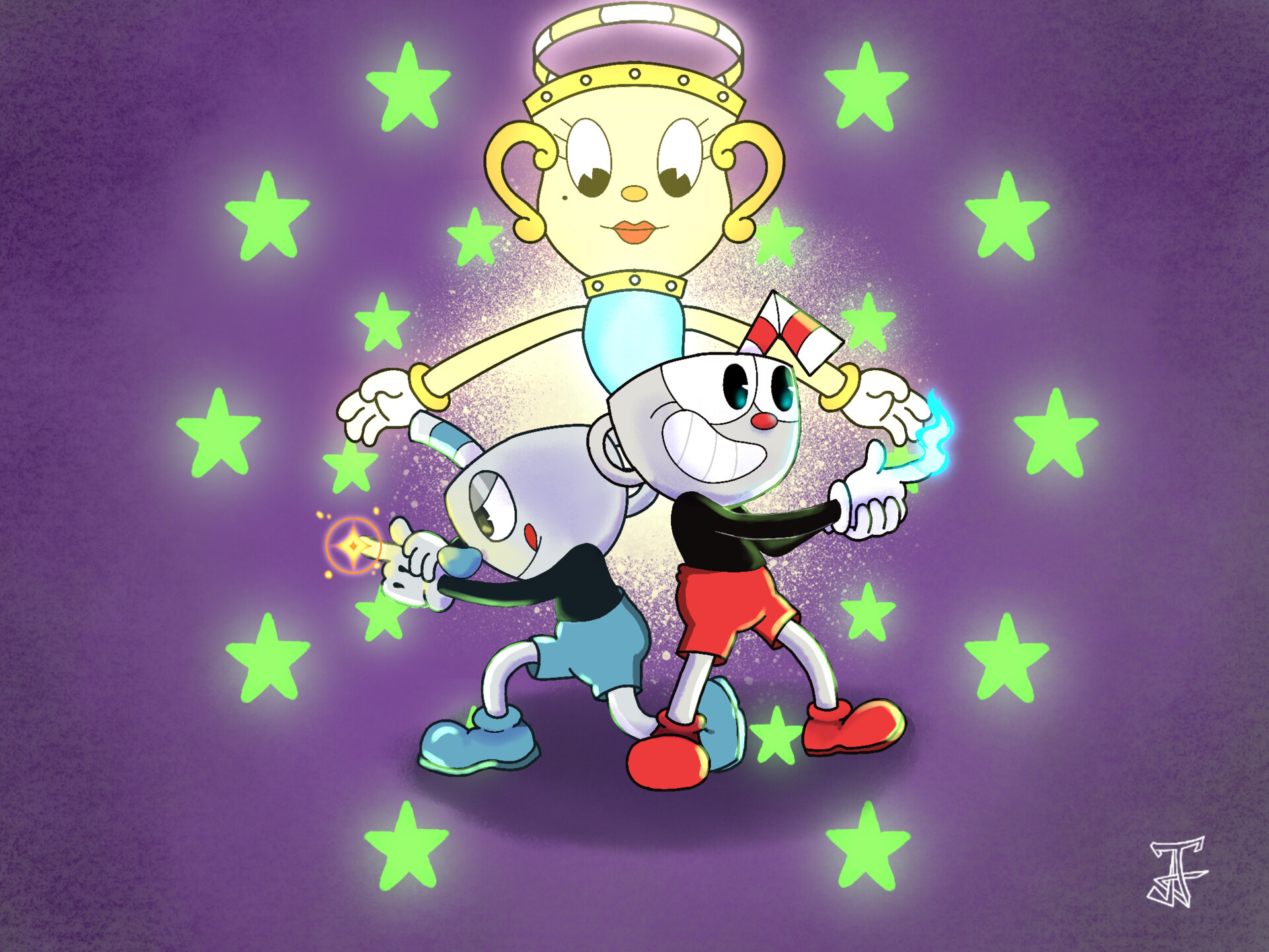ArtStation - Cuphead fanart