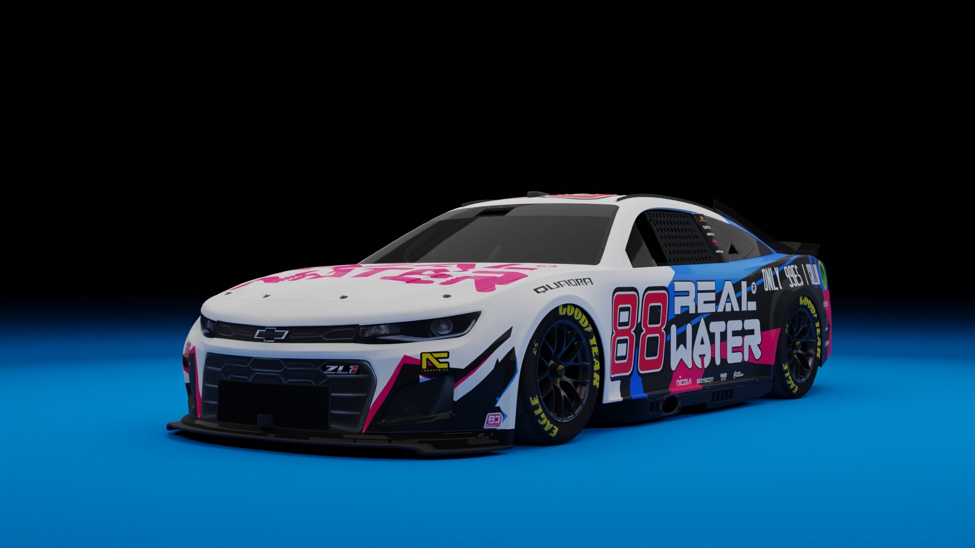 ArtStation - NASCAR Chevrolet Camaro Real Water livery