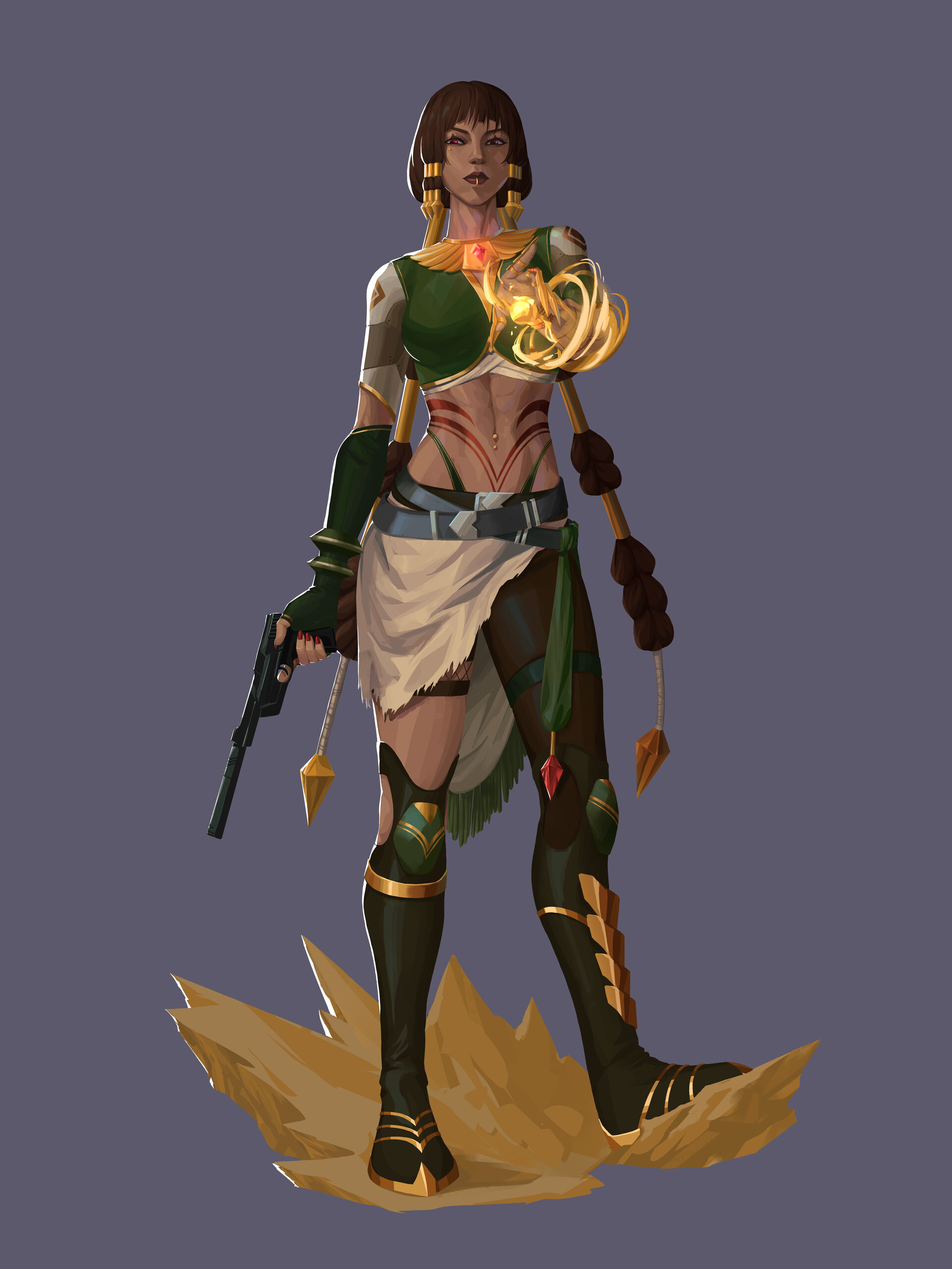 Louise Zhang (Luna) - VALORANT agent key art & abilities - SHADYA