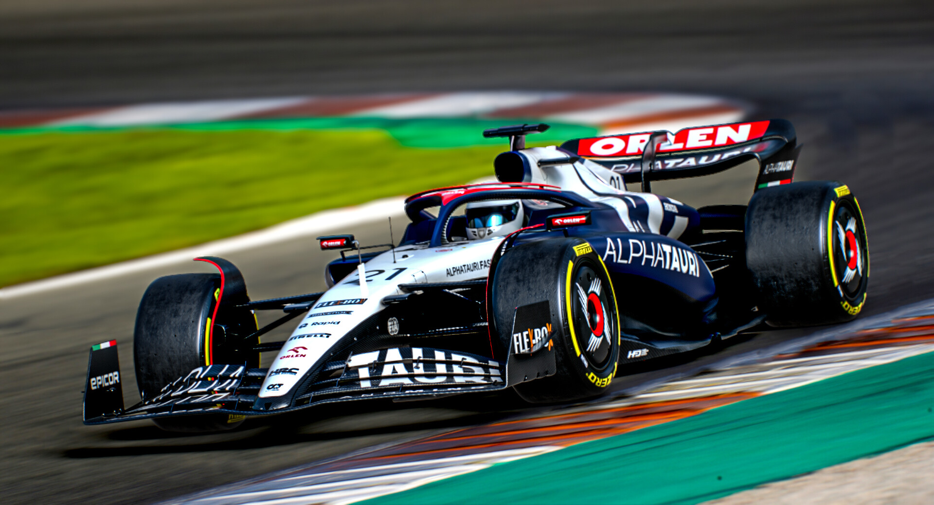 OpticalDreamSoft - Scuderia AlphaTauri AT04 F1 Team Season 2023 race car 3D model