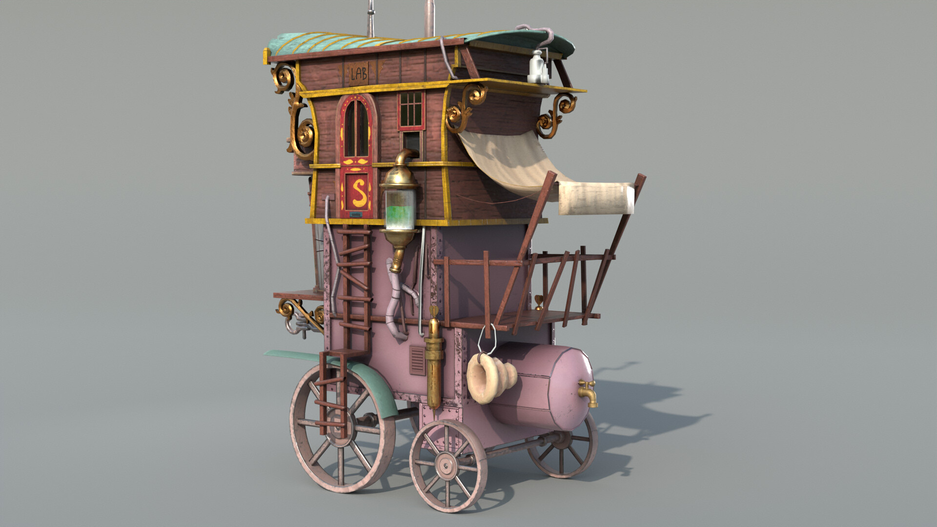 ArtStation - 3D Stylized Vehicles