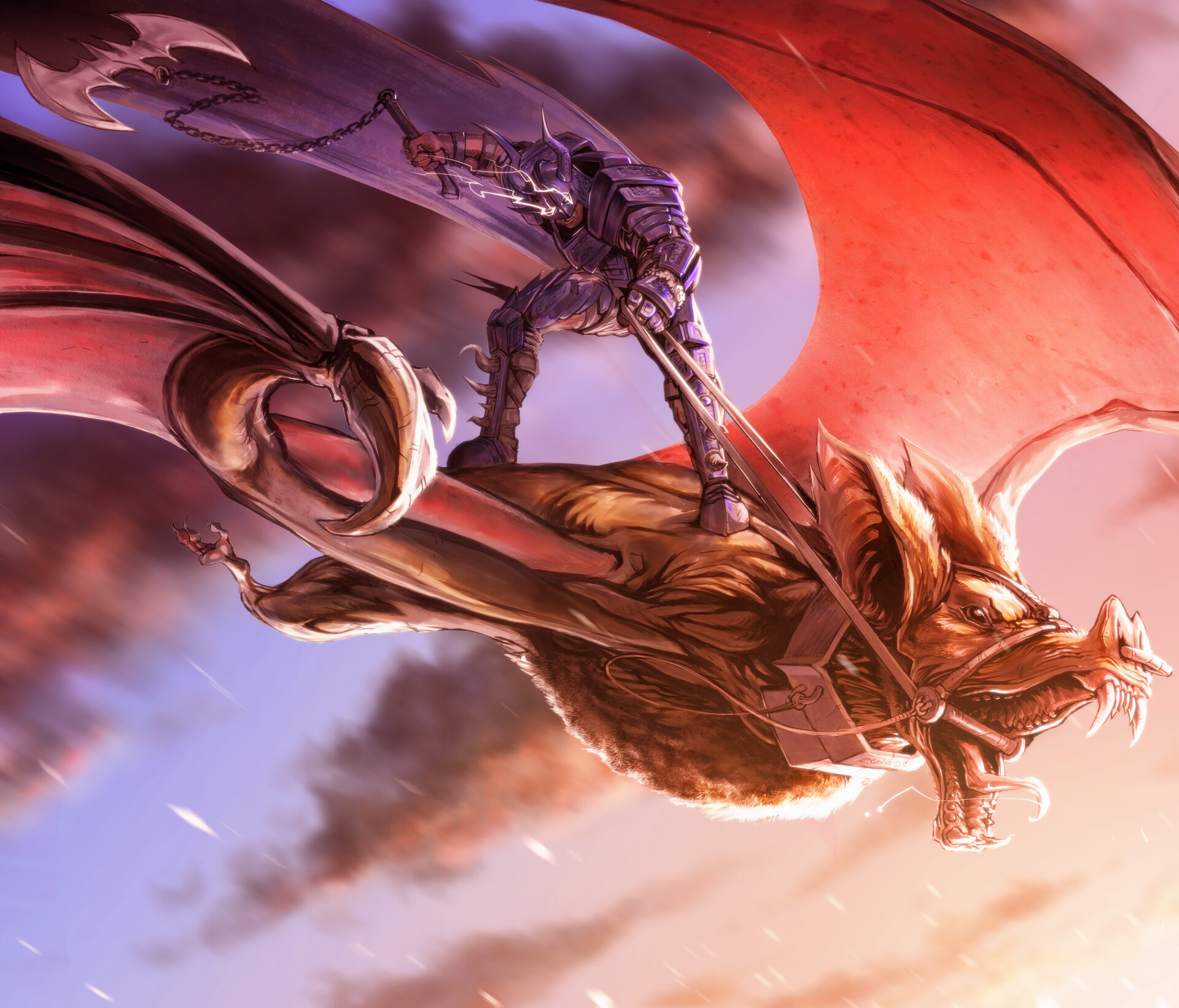 ArtStation - Red mana Batman