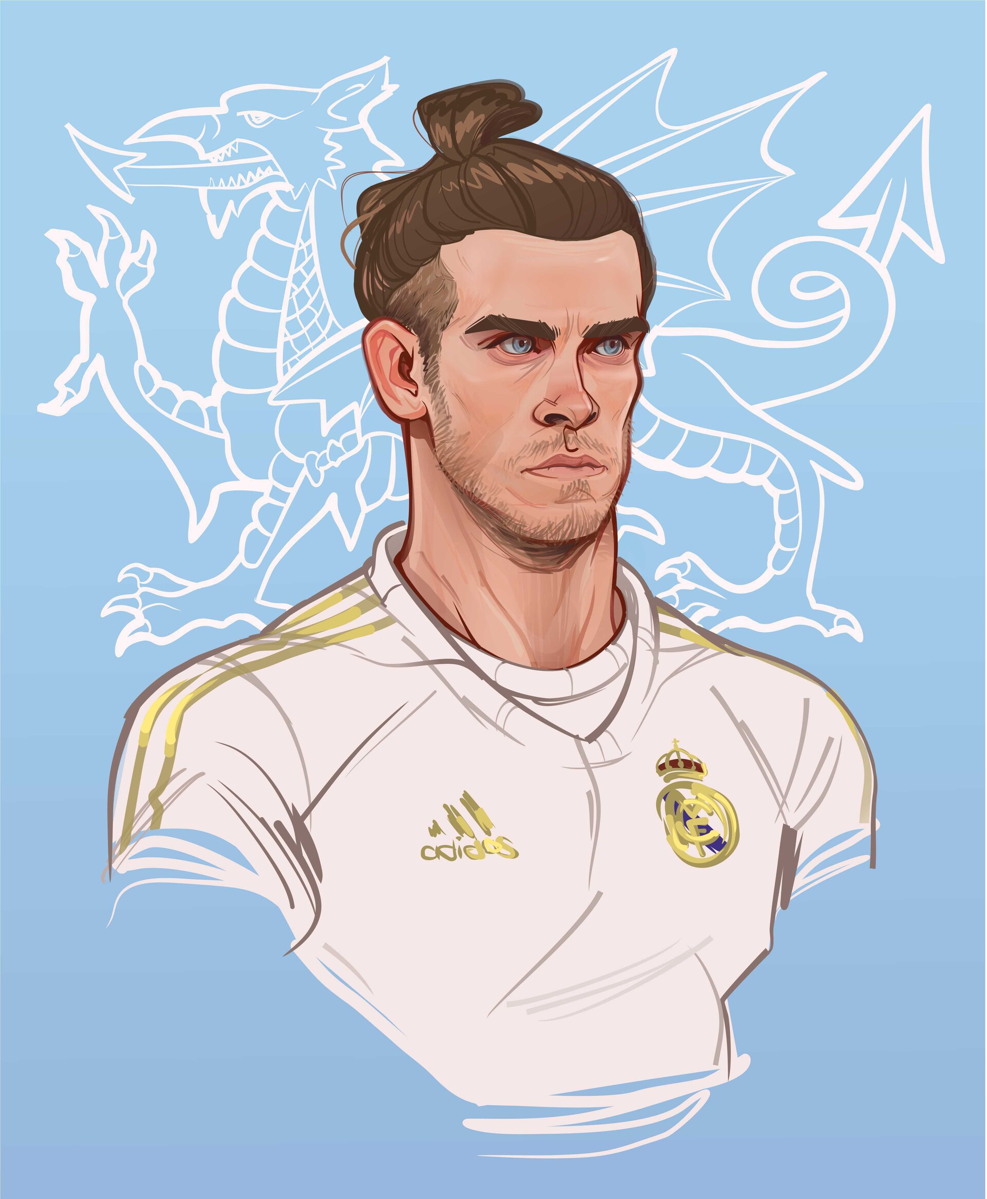 ArtStation - Gareth Bale fan-art