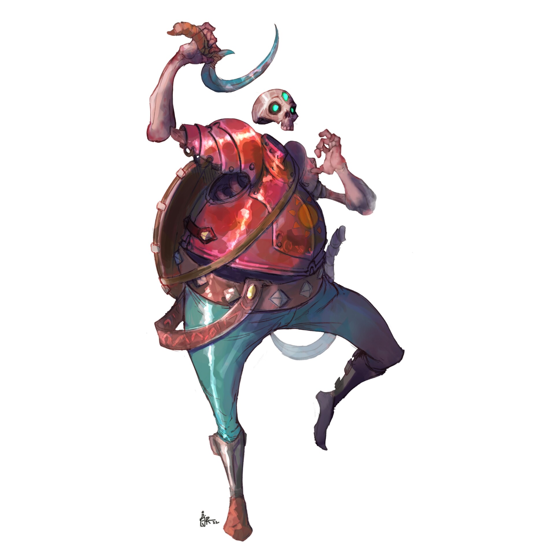 ArtStation - Undead Dancing Warrior