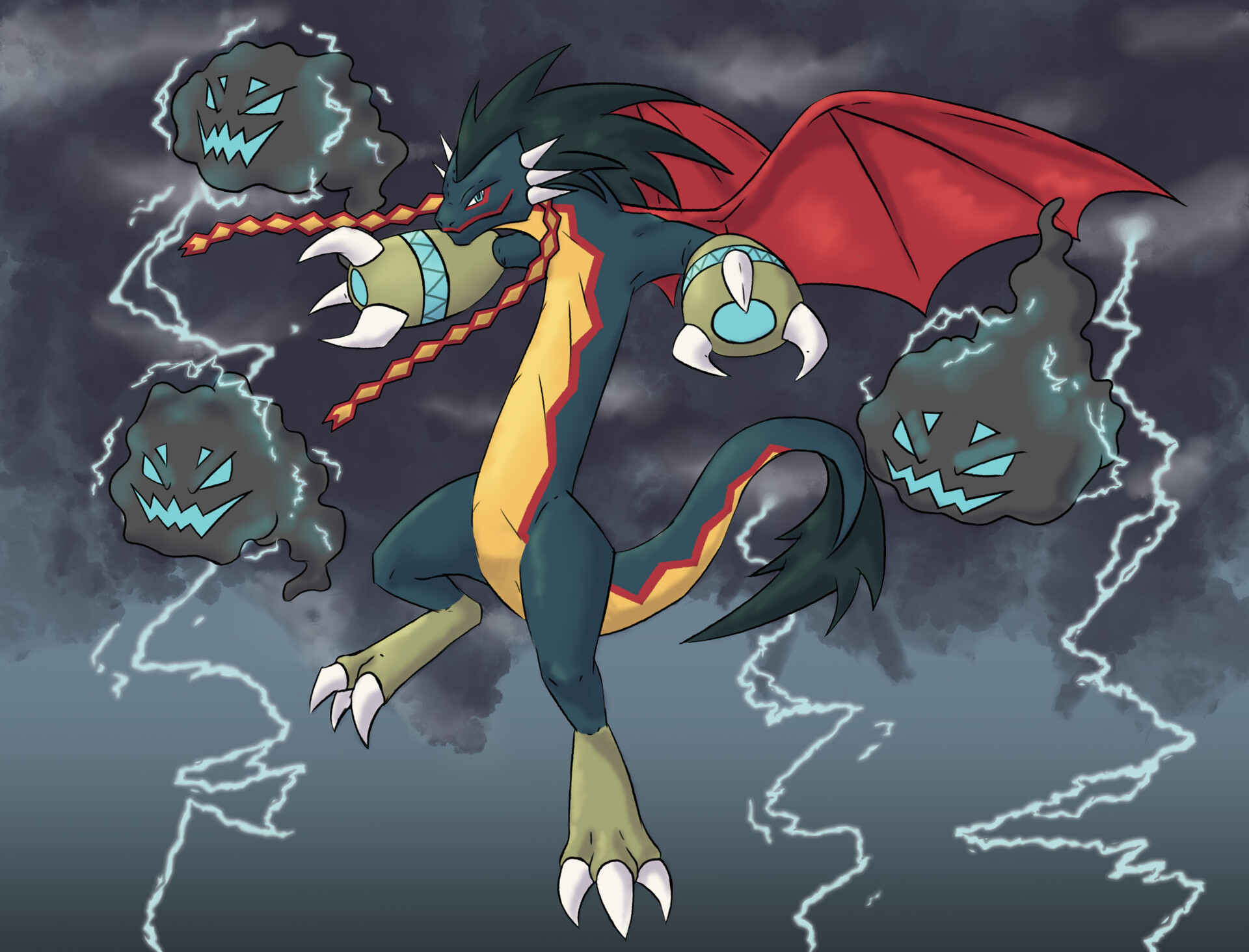 ArtStation - The Storm Dragon