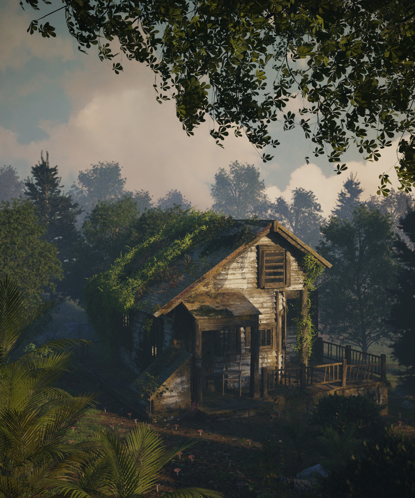 ArtStation - Abandoned Cabin