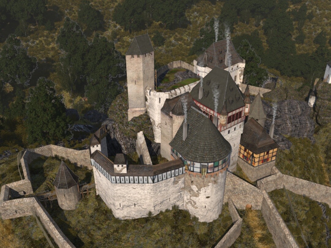 nestor the horrible - Rock nest, robber knight castle
